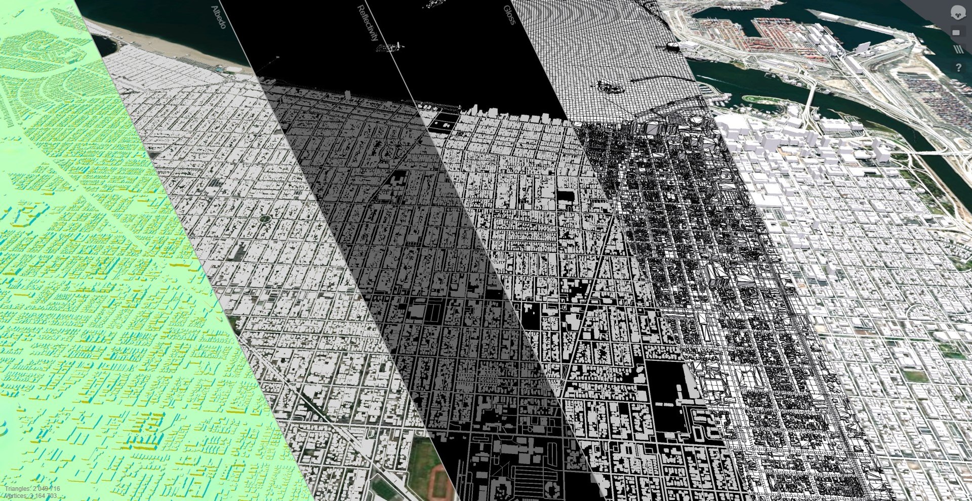 3D Cityscape Long Beach California USA Model - TurboSquid 1757887