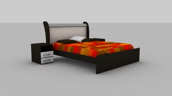 modelo 3d Cama King Size - TurboSquid 713228