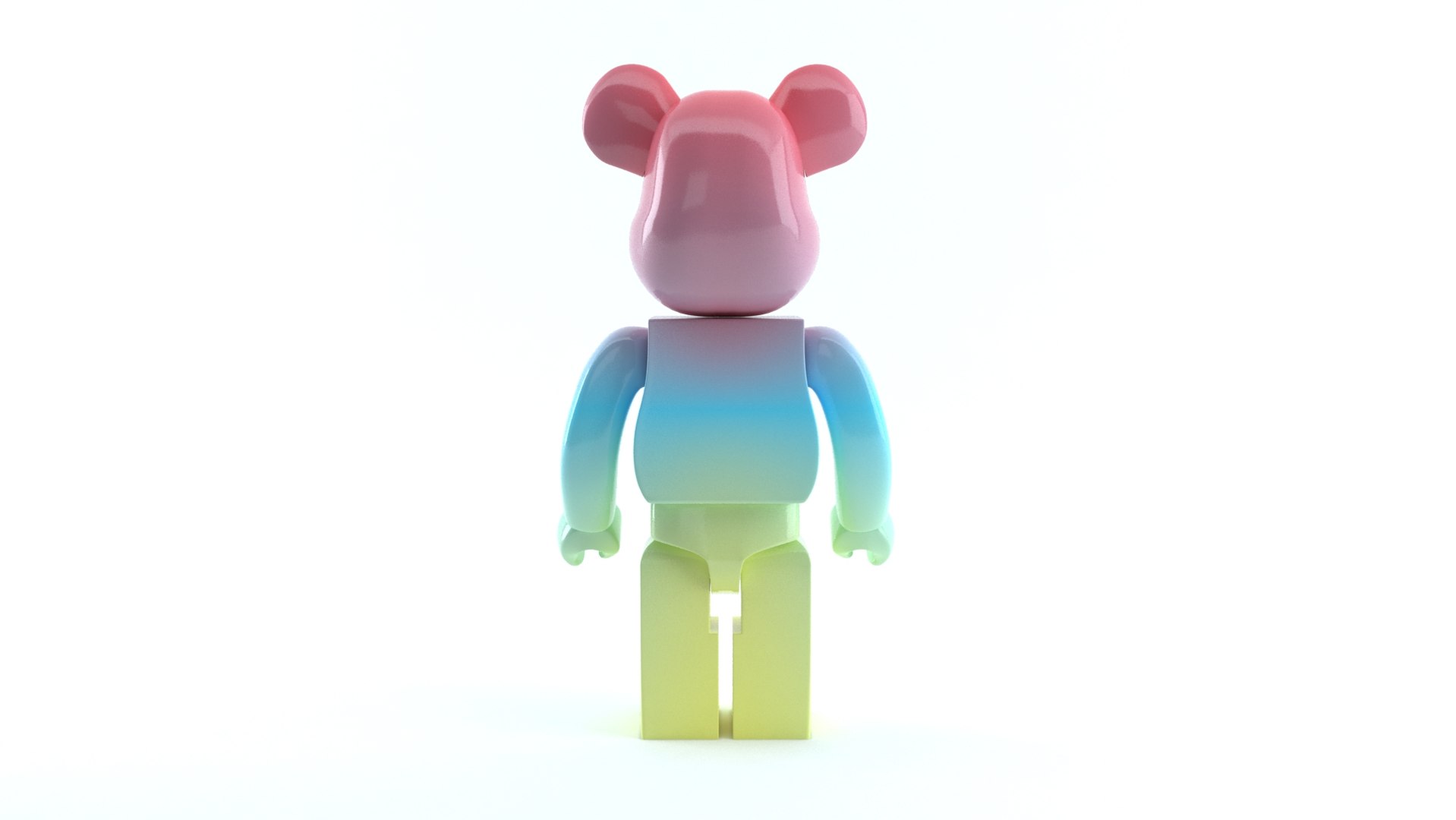 3D Bear Bricks Gradient - TurboSquid 1737095