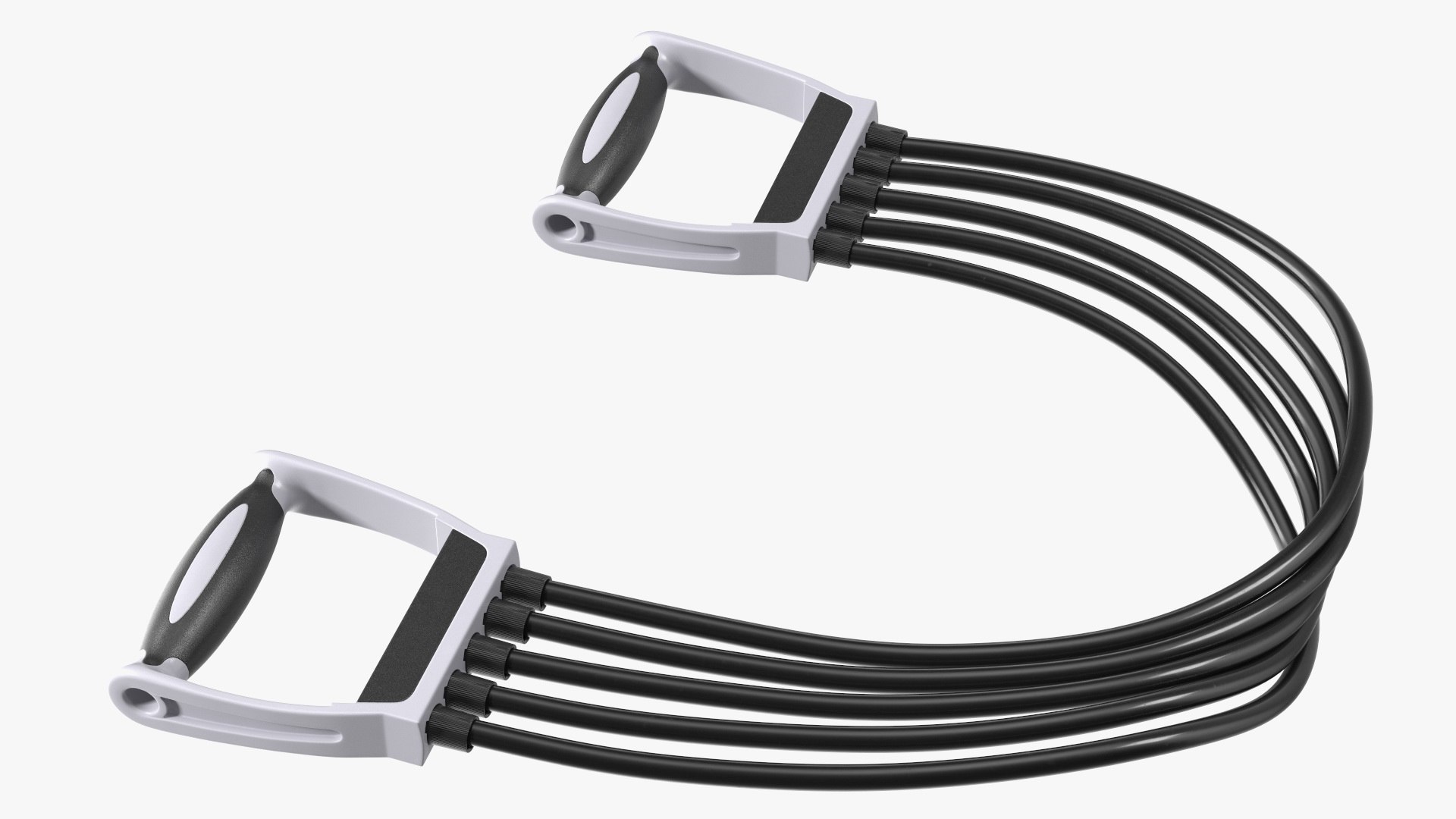 Soft Chest Expander Bent Black model - TurboSquid 2015358
