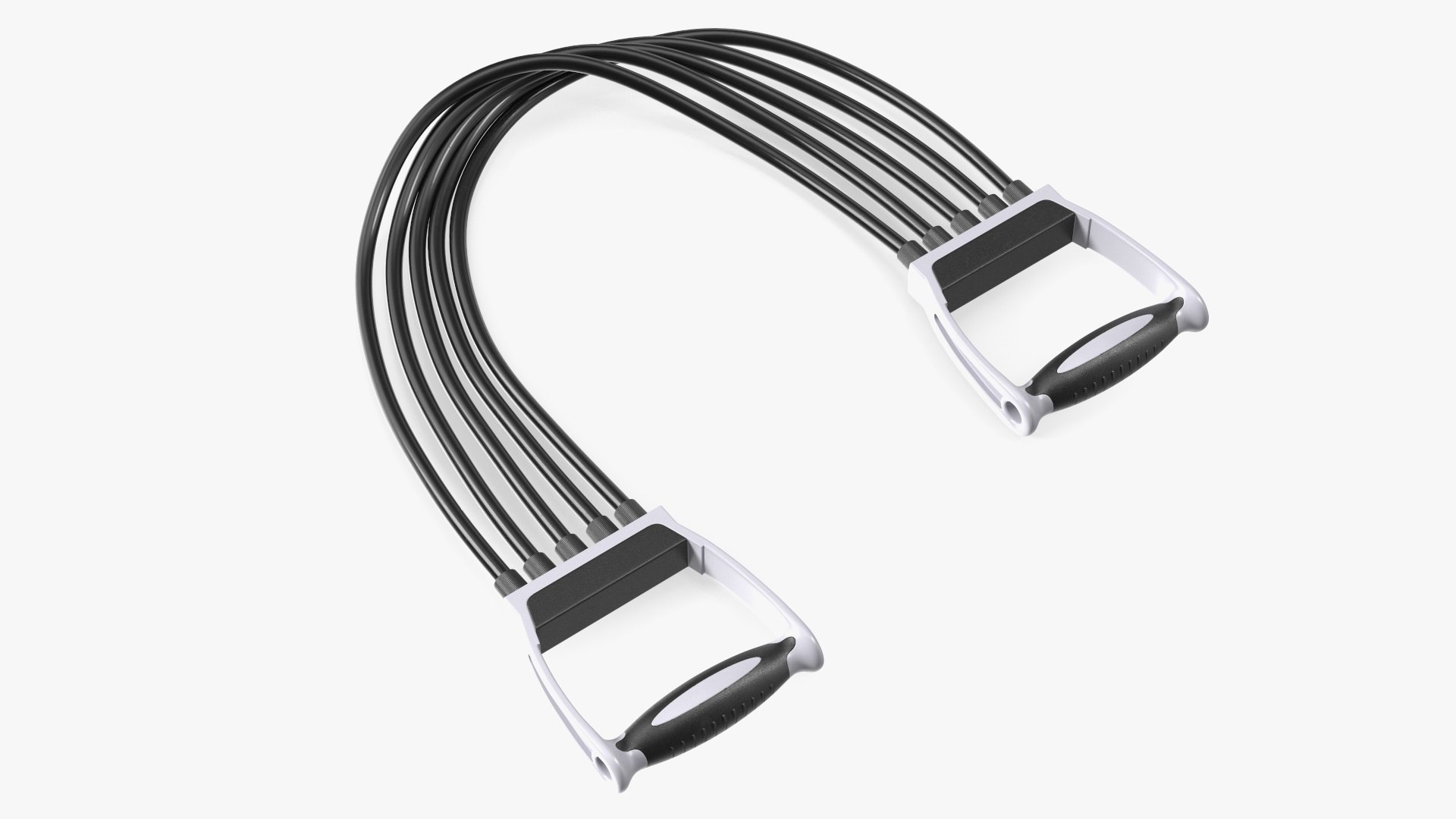 Soft Chest Expander Bent Black model - TurboSquid 2015358