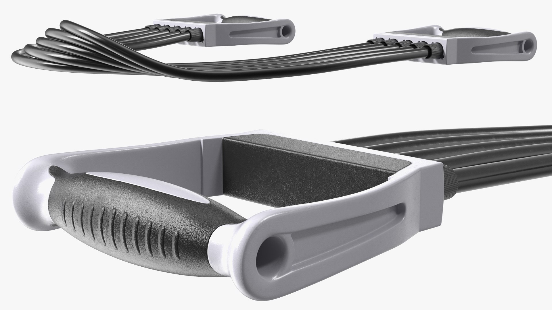 Soft Chest Expander Bent Black model - TurboSquid 2015358