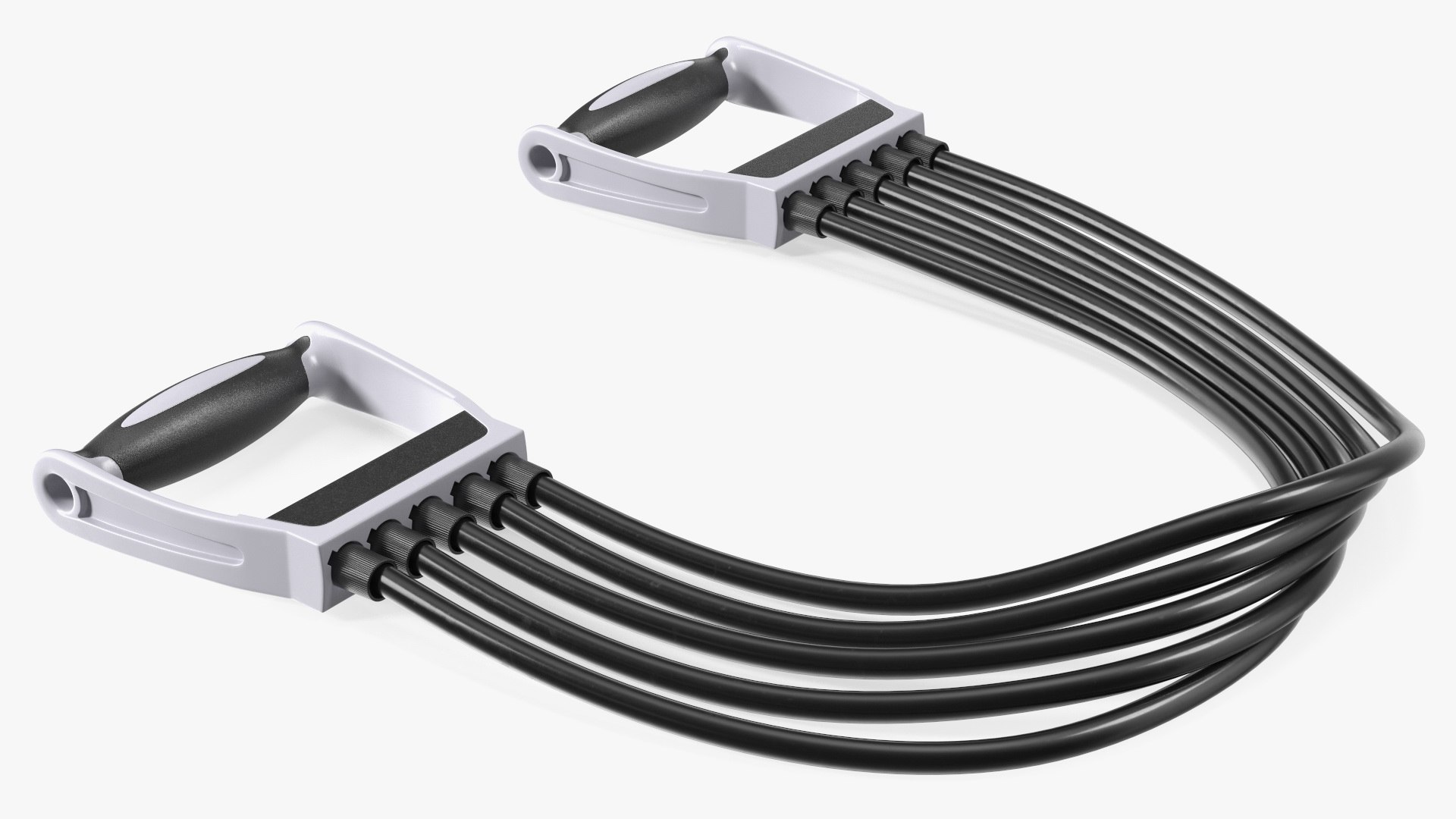 Soft Chest Expander Bent Black model - TurboSquid 2015358