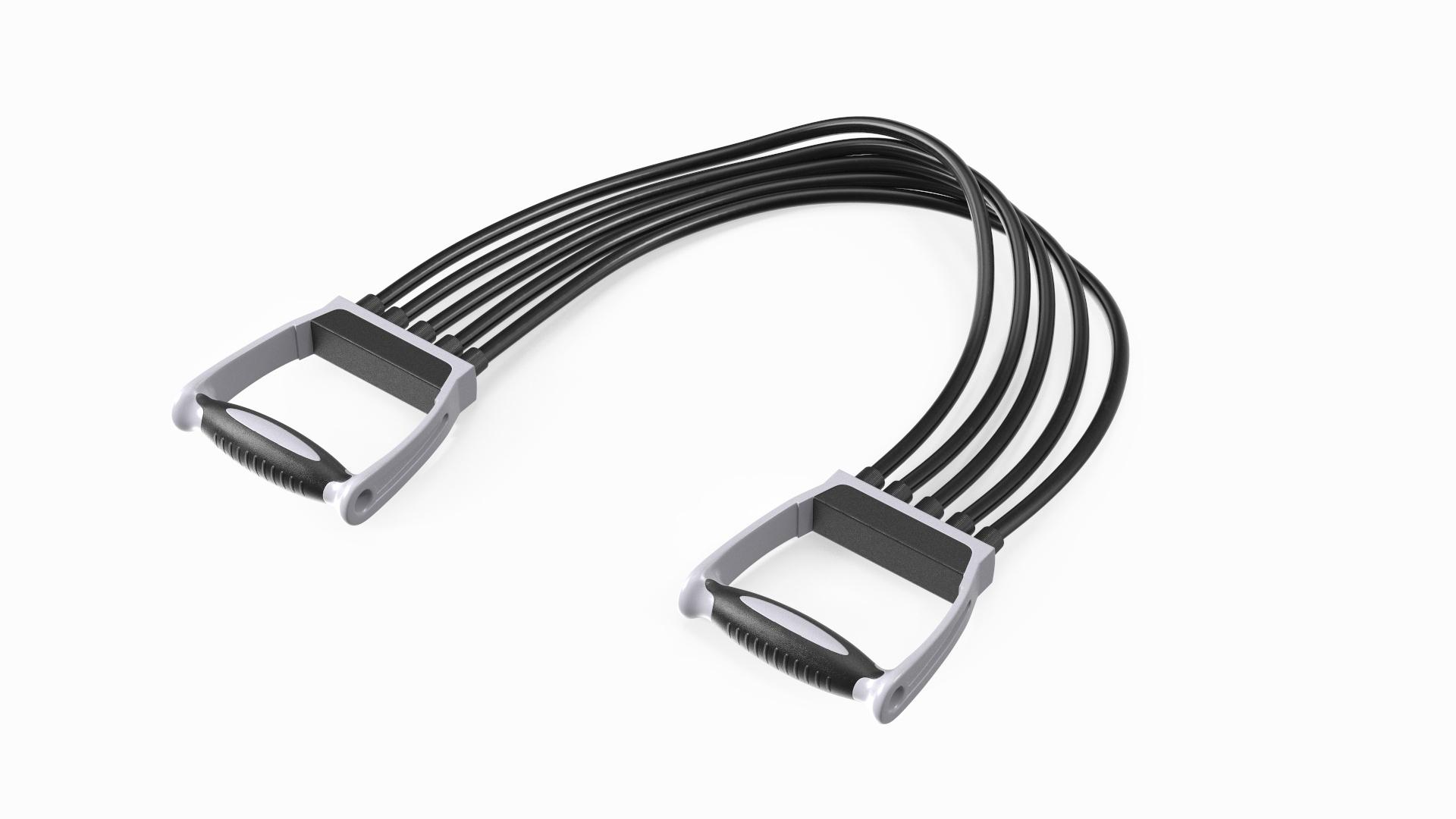 Soft Chest Expander Bent Black model - TurboSquid 2015358