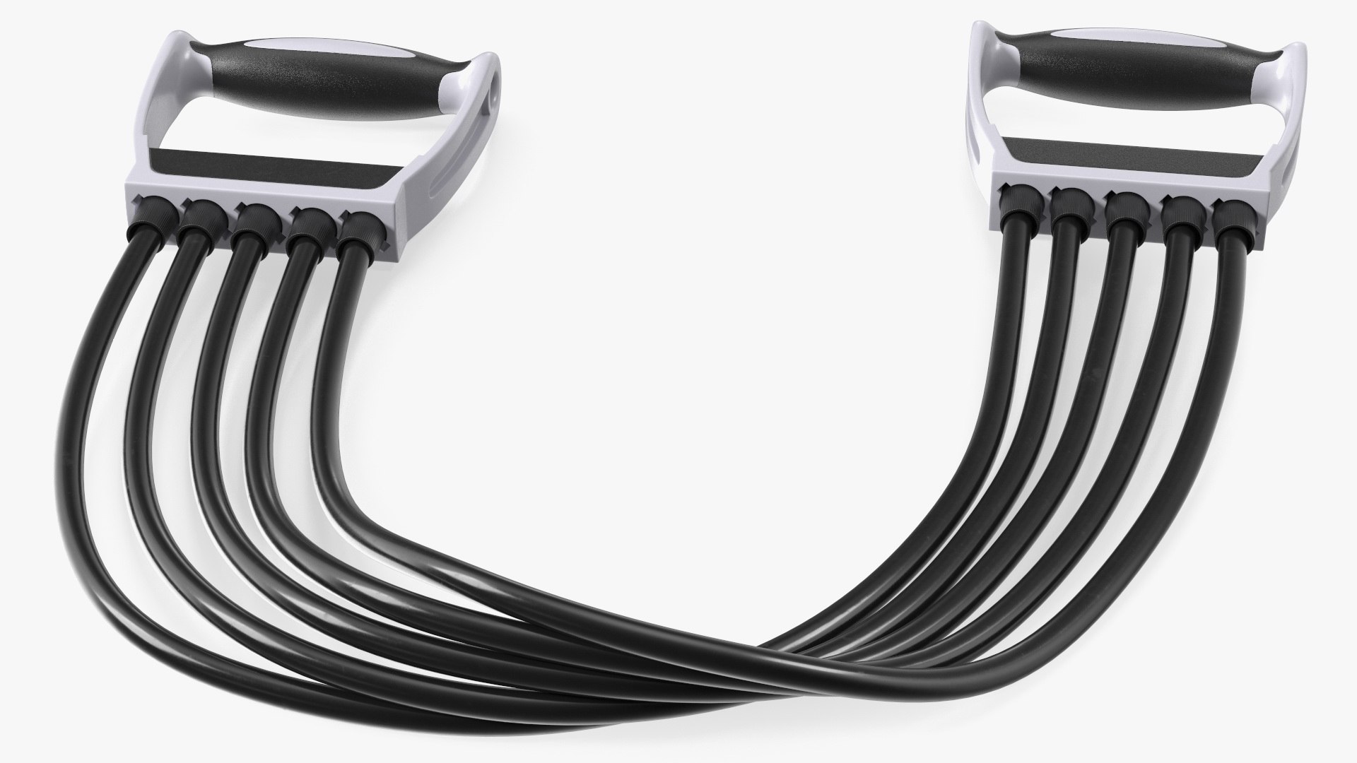 Soft Chest Expander Bent Black model - TurboSquid 2015358