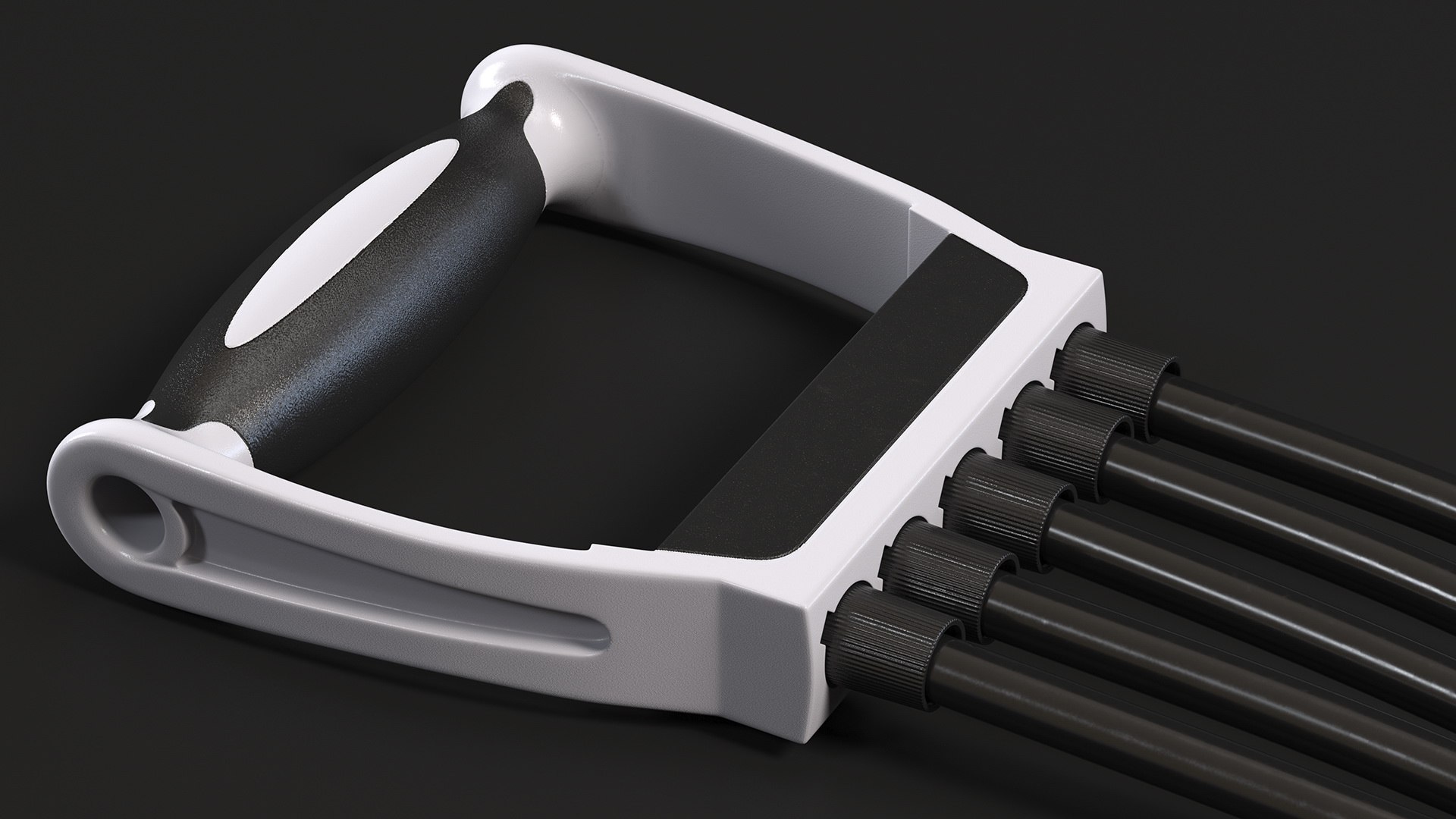 Soft Chest Expander Bent Black model - TurboSquid 2015358