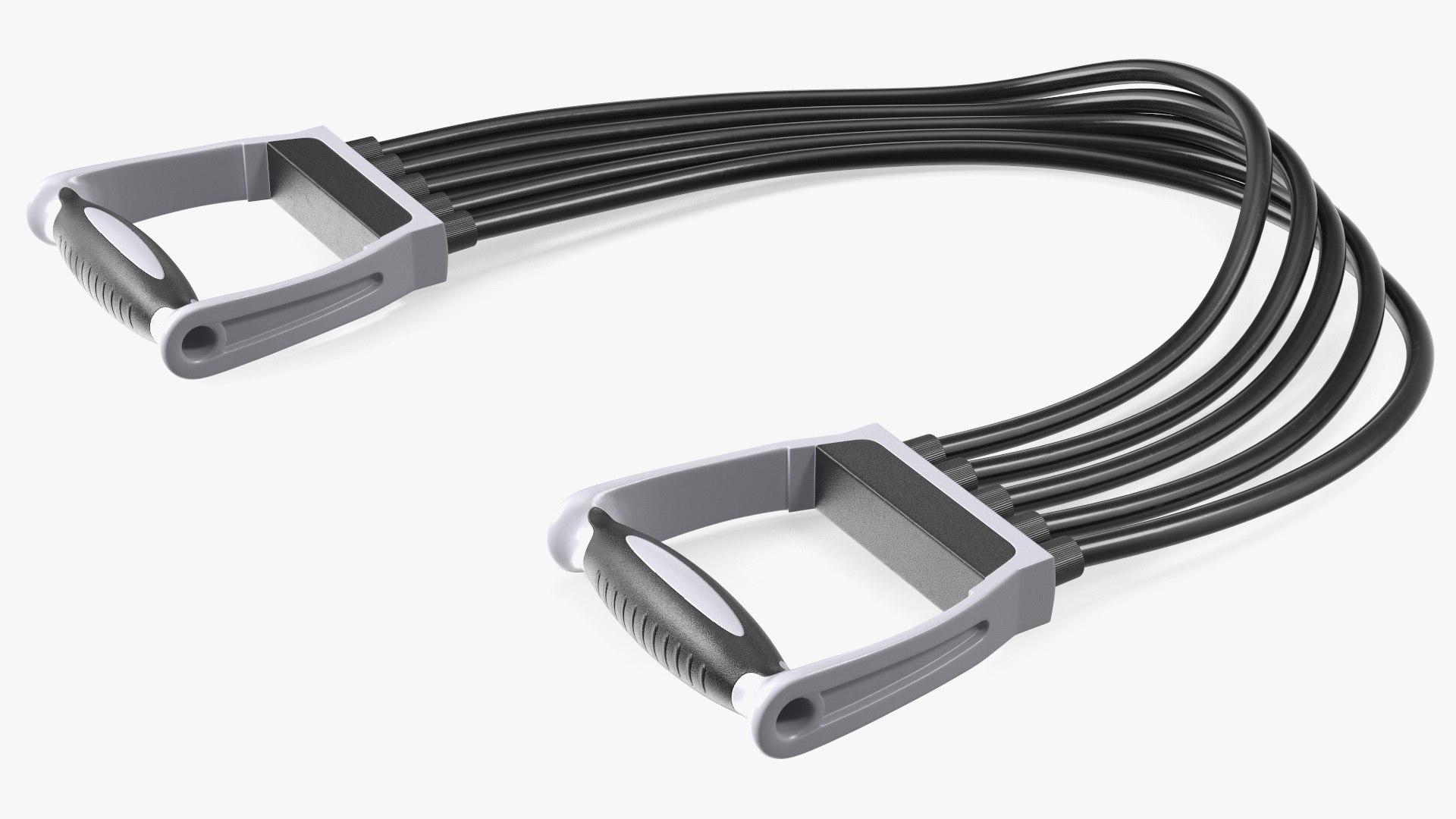 Soft Chest Expander Bent Black model - TurboSquid 2015358