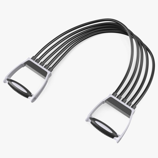 Soft Chest Expander Bent Black model - TurboSquid 2015358