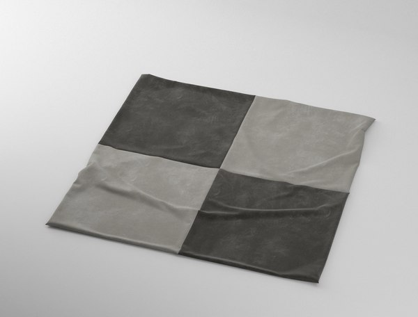 3d photo realistic rug wrinkles