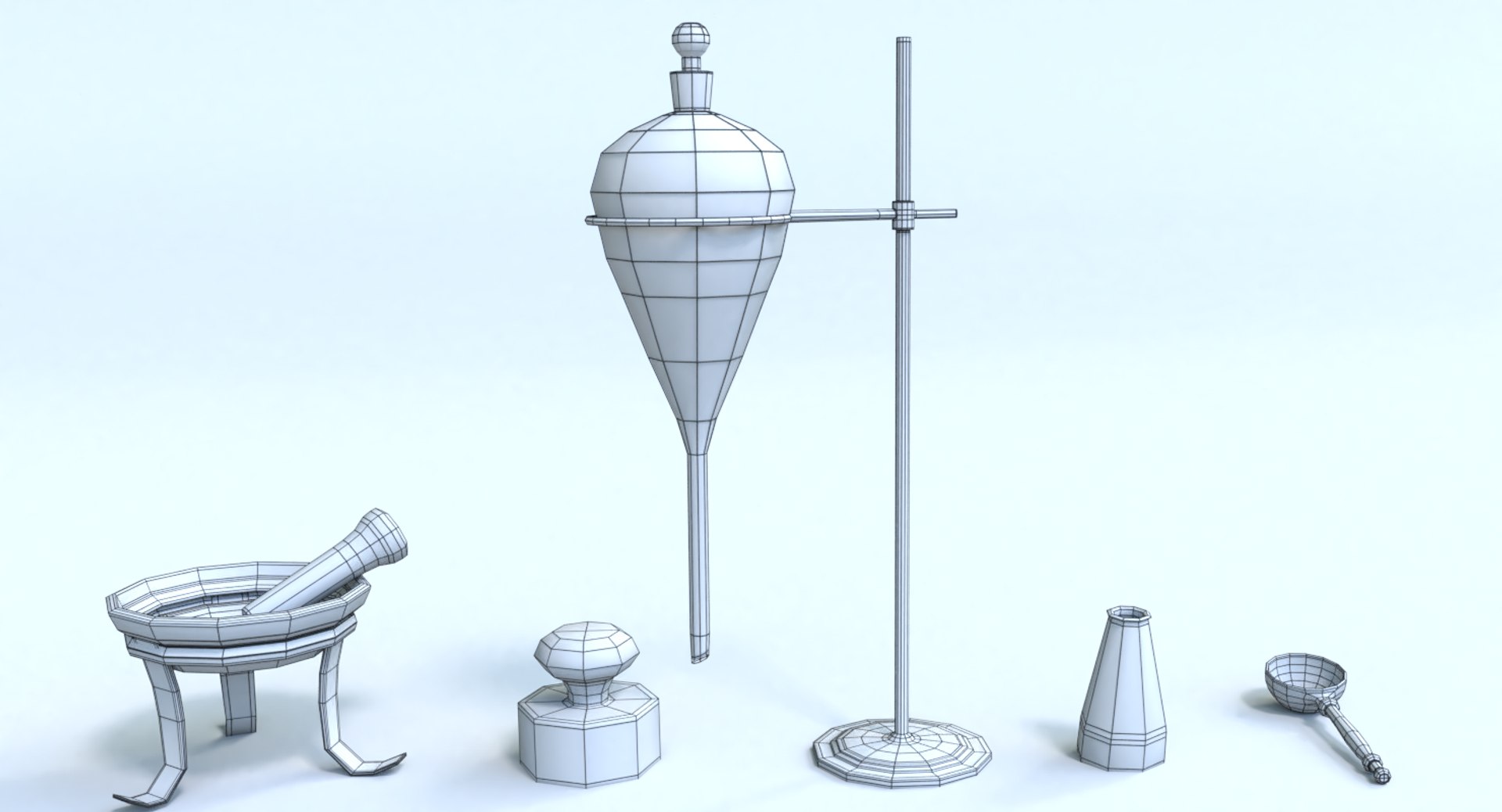 3D Alchemy Set - TurboSquid 1360549