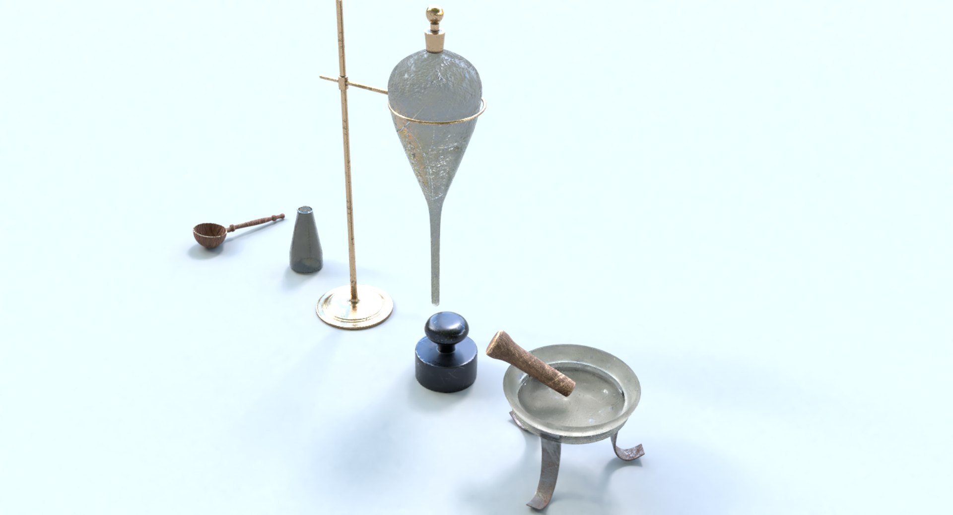 3D Alchemy Set - TurboSquid 1360549