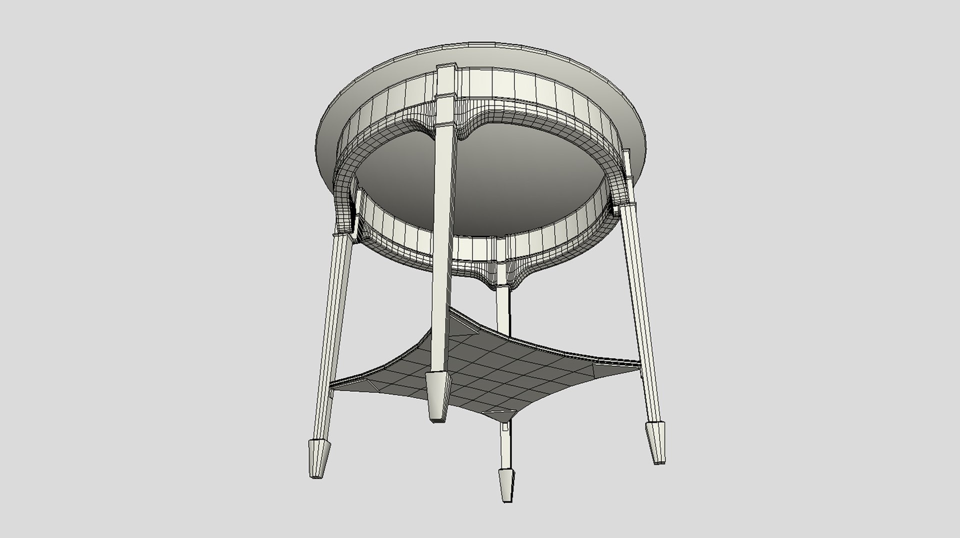 Vintage Side Table 3D model - TurboSquid 2152520