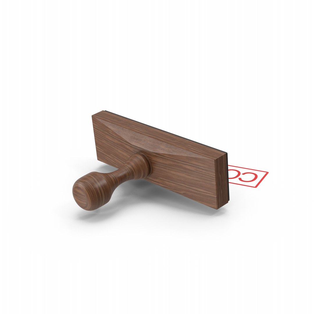 3D Copyright Rubber Stamp - TurboSquid 2387797