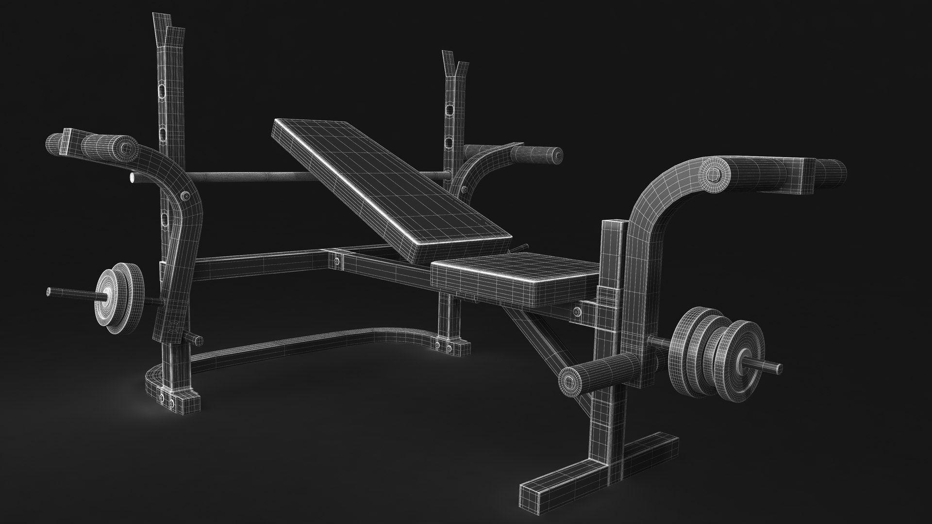 Gym Equipment 3D Model - TurboSquid 1367586