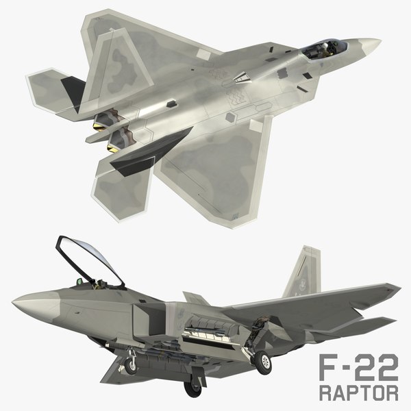 Lockheed Martin F-22 Raptor 3D Models for Download | TurboSquid