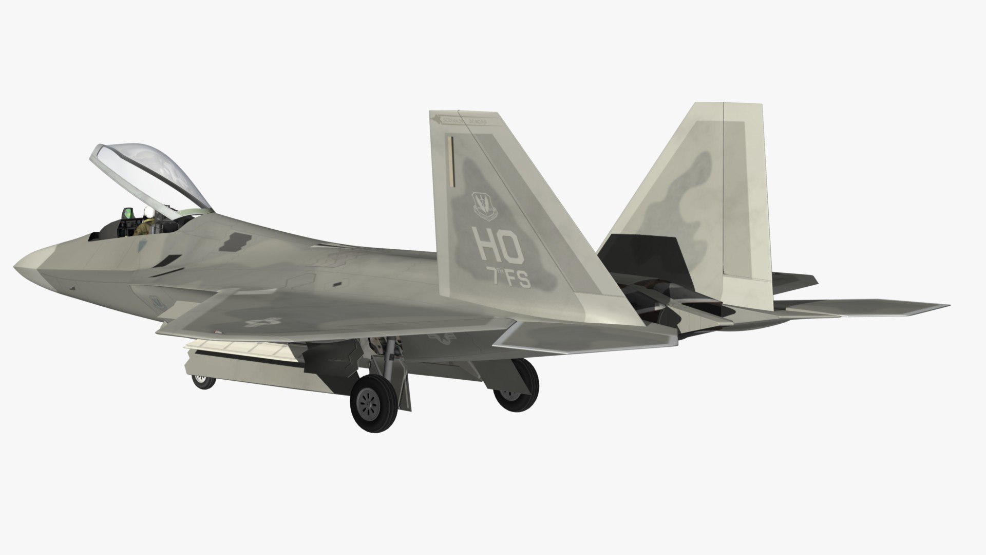 3D F22 Raptor - TurboSquid 1175658