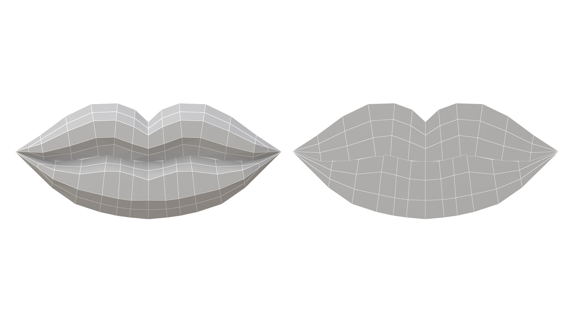 3D Lips Icon Black - TurboSquid 1982124