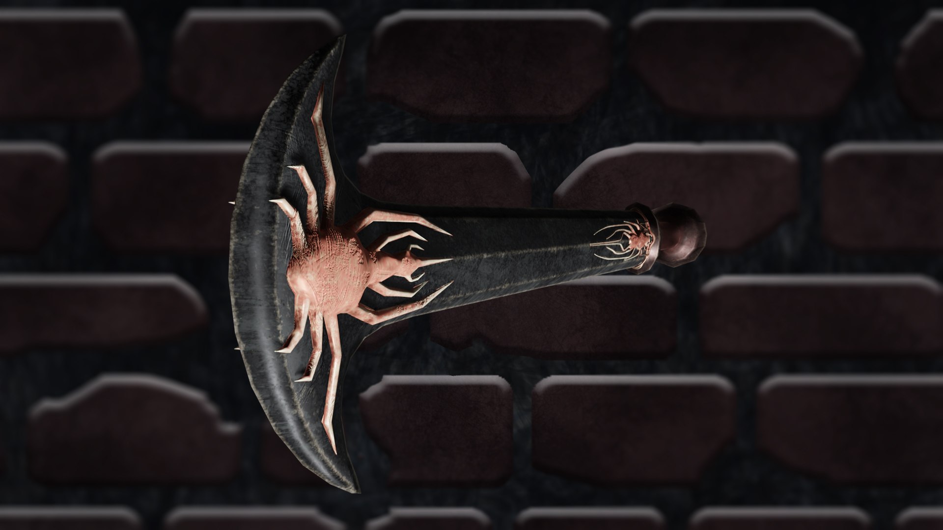Free 3D POP02 - Spider Sword - FanModArt - TurboSquid 2053732