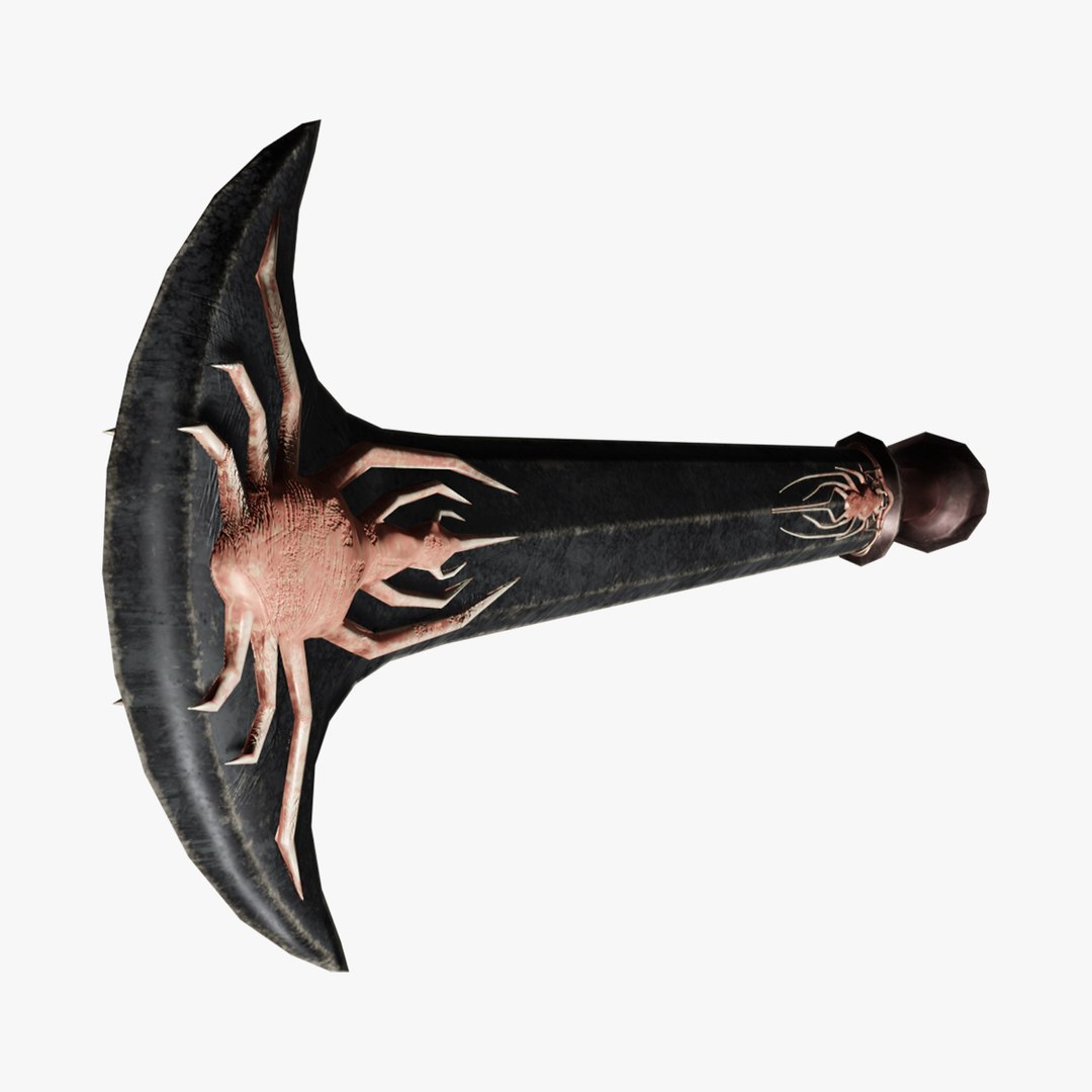 Free 3D POP02 - Spider Sword - FanModArt - TurboSquid 2053732