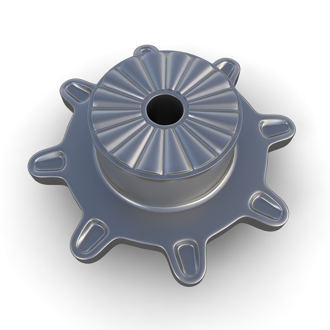 Steampunk Gear 45 3d Model