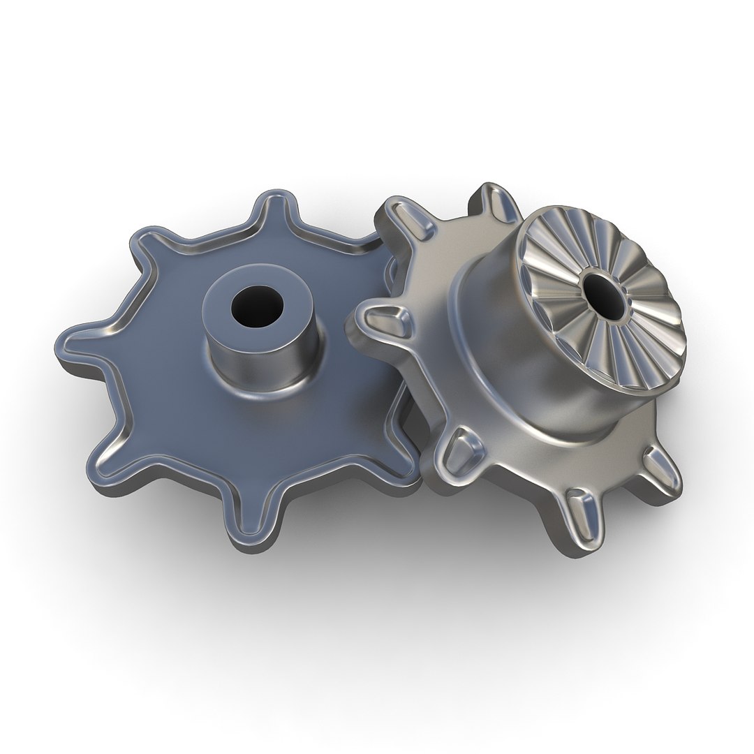 Steampunk Gear 45 3d Model