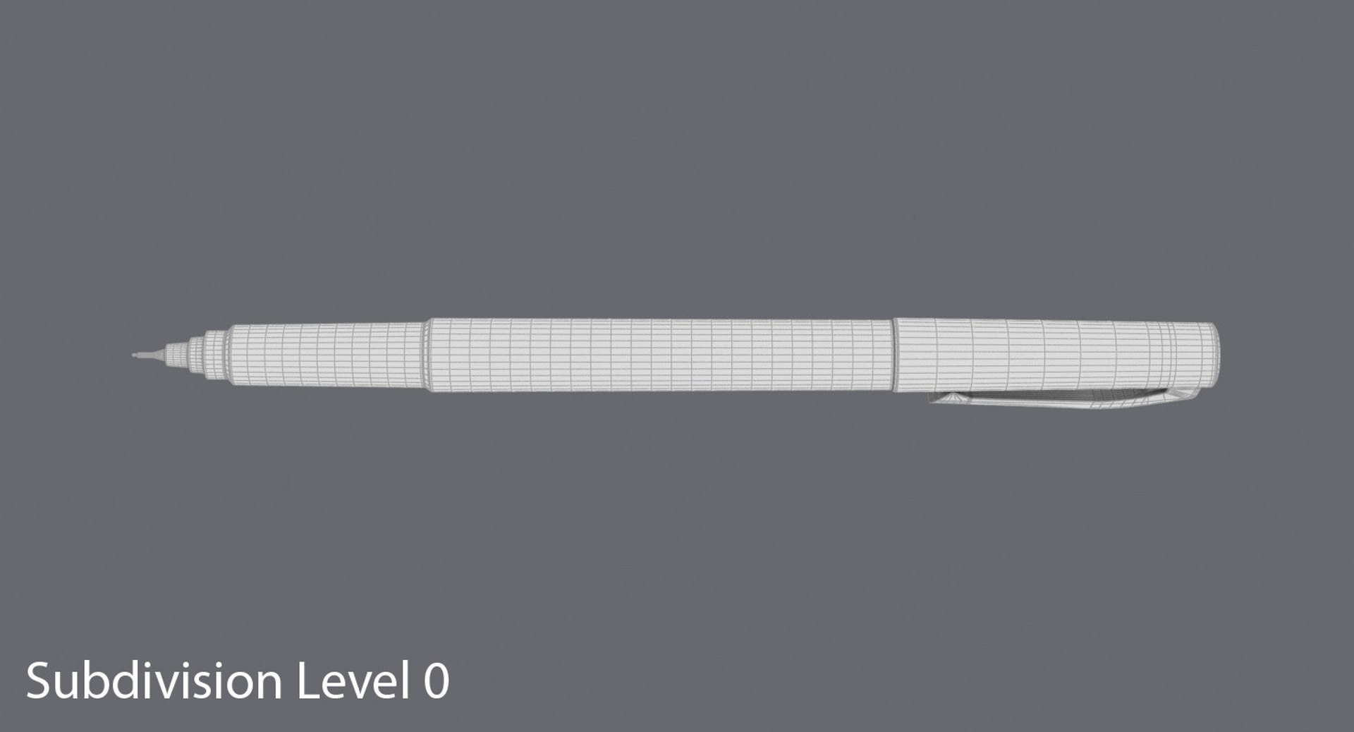 Thin-sharpie-marker---branded-cap-off 3D Model - TurboSquid 1312467