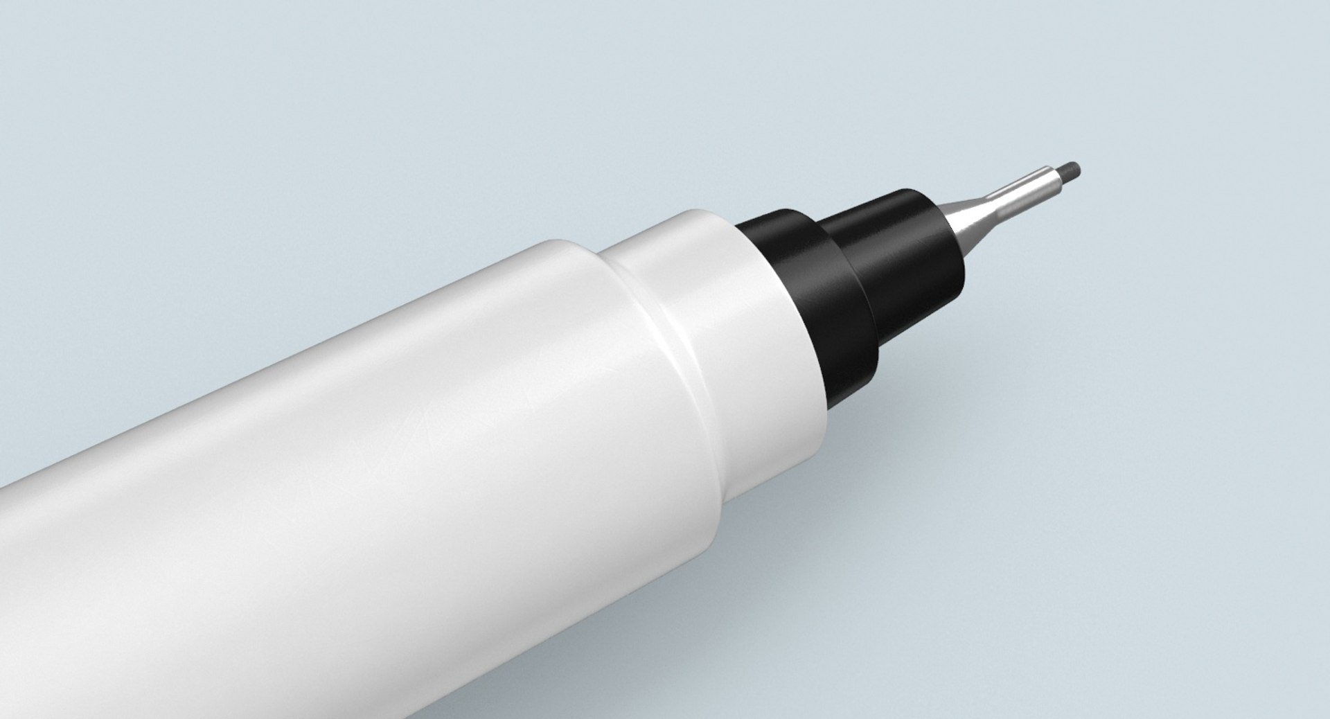 Thin-sharpie-marker---branded-cap-off 3D Model - TurboSquid 1312467