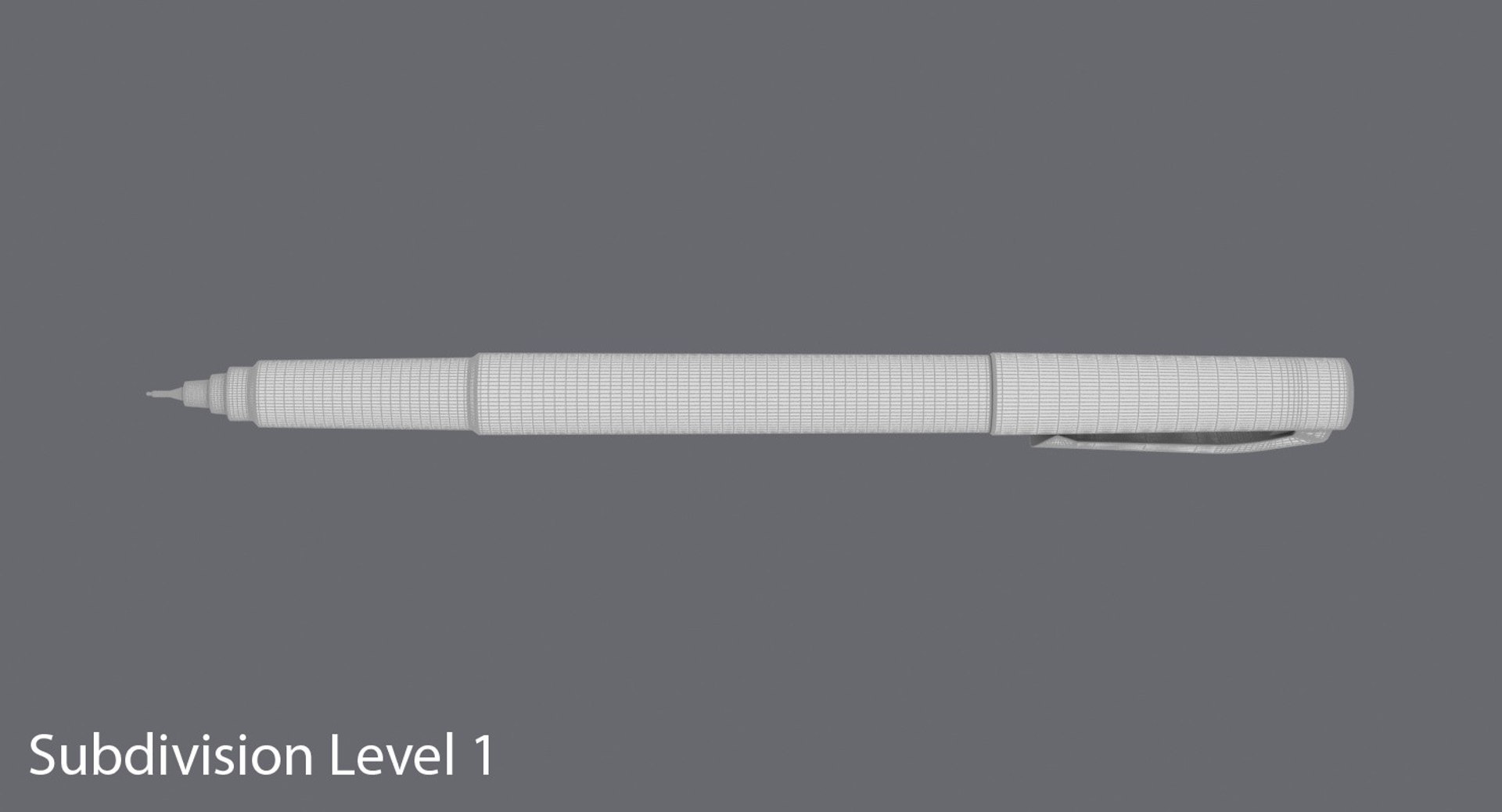 Thin-sharpie-marker---branded-cap-off 3D Model - TurboSquid 1312467