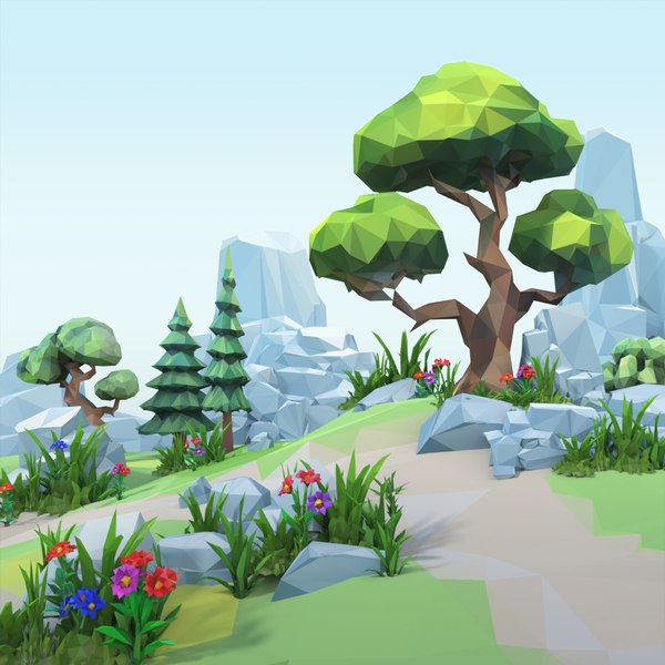 Cartoon Park 3D Models for Download | TurboSquid