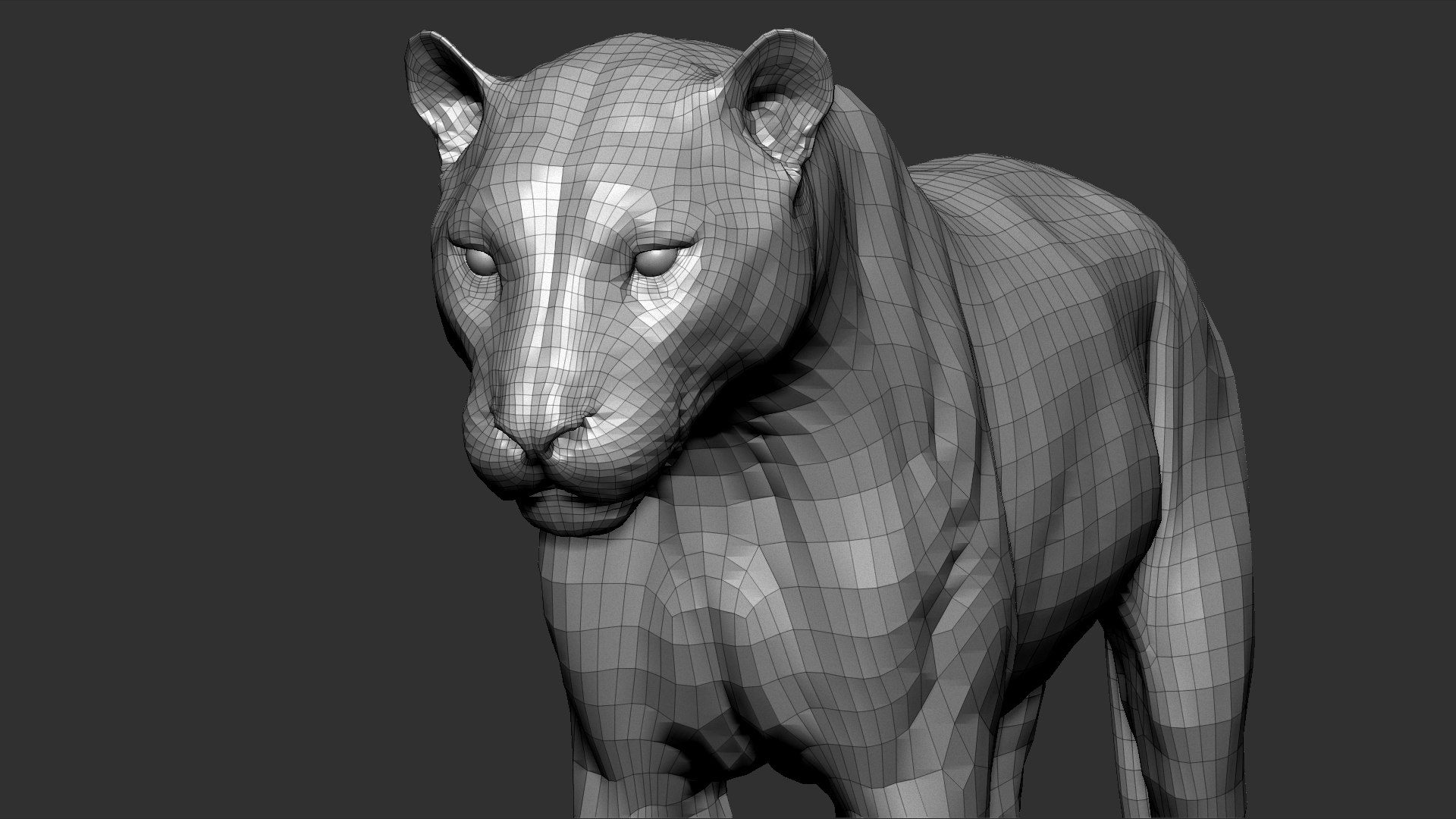 3D Tiger Vfx Zbrush Sculpt - TurboSquid 1521066