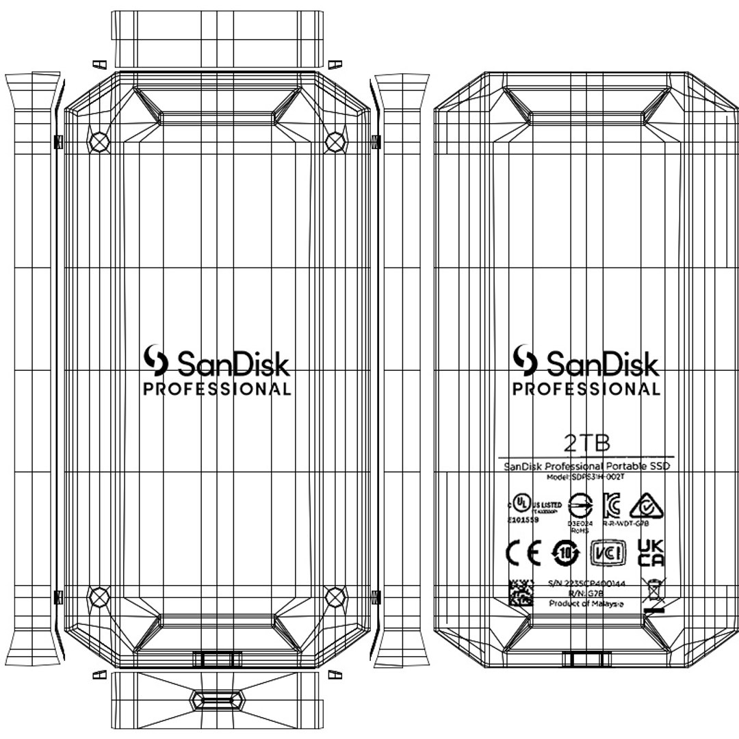 3D SanDisk Pro G40 - TurboSquid 2344026