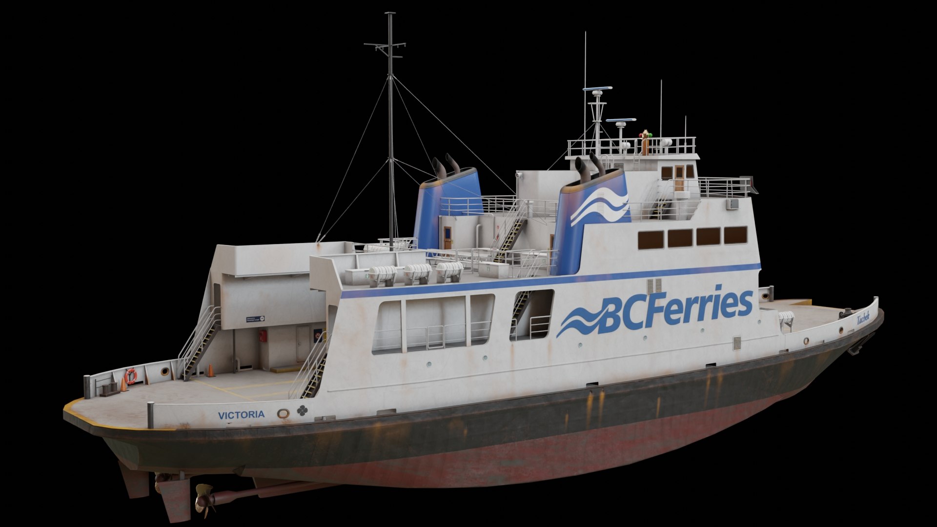 3D BC Ferries T CLASS Model - TurboSquid 2109999