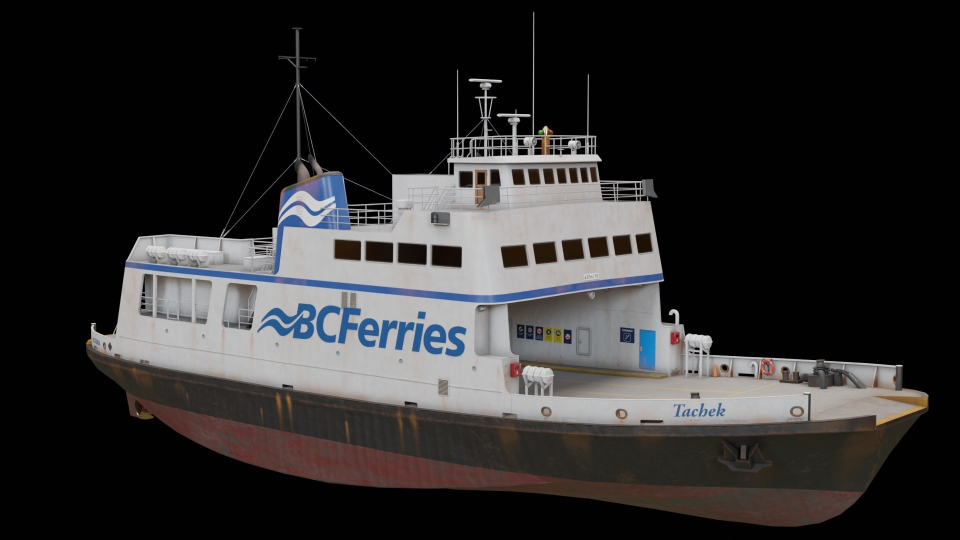 3D BC Ferries T CLASS Model - TurboSquid 2109999