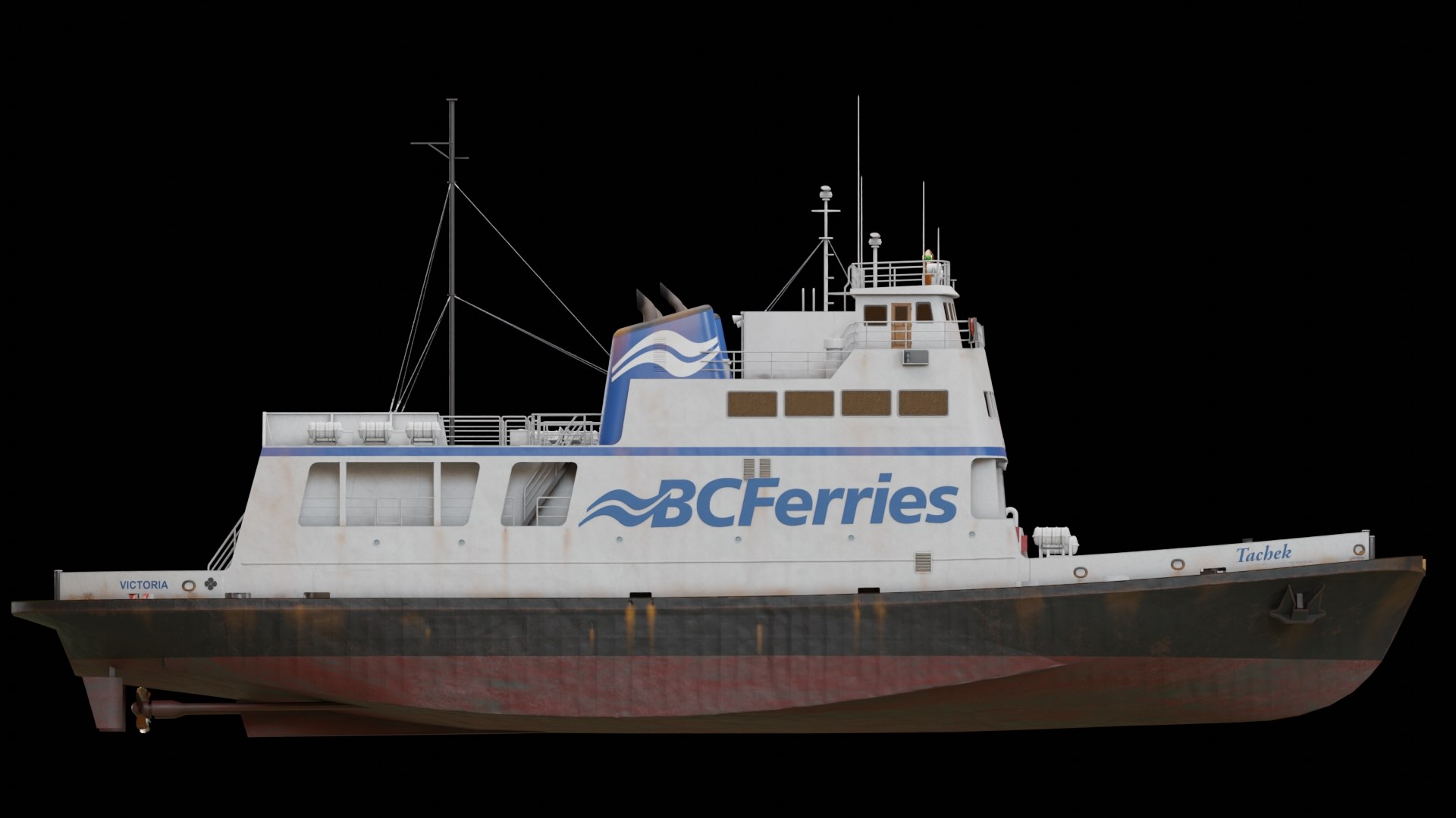 3D BC Ferries T CLASS Model - TurboSquid 2109999