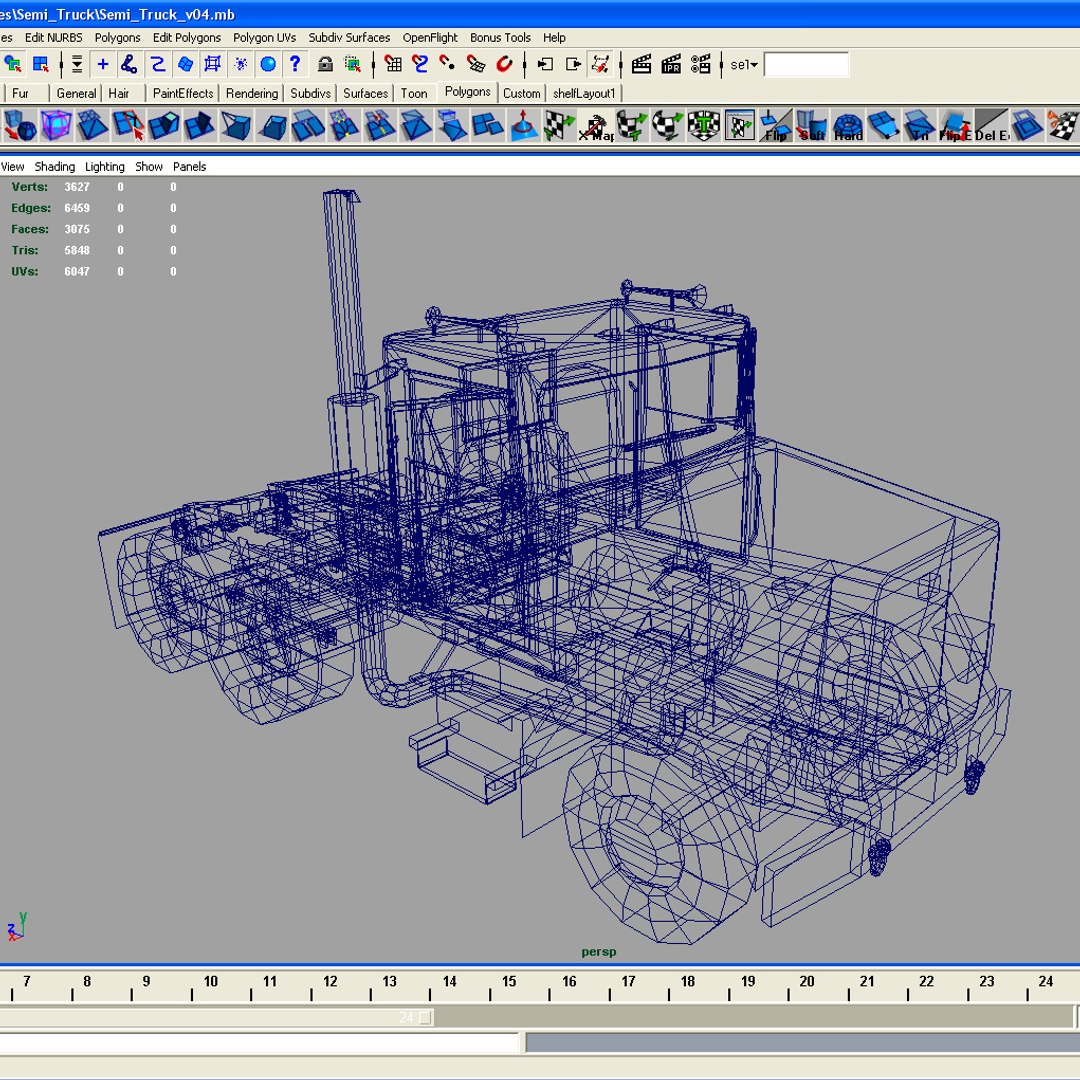 vehicle civil engineering 3d model