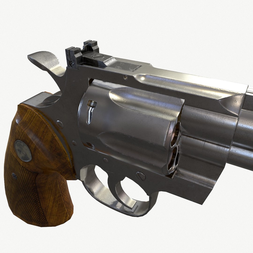 Colt python 6 gun 3D - TurboSquid 1368588