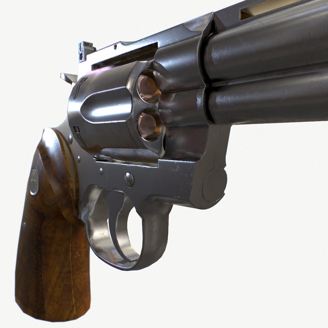 Colt python 6 gun 3D - TurboSquid 1368588