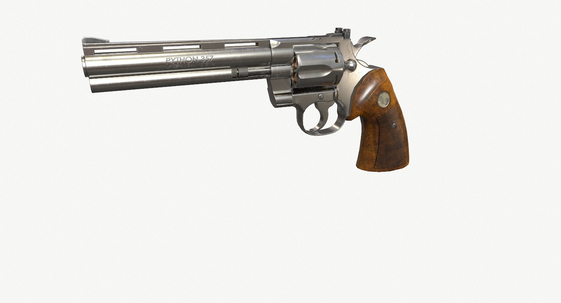 Colt python 6 gun 3D - TurboSquid 1368588