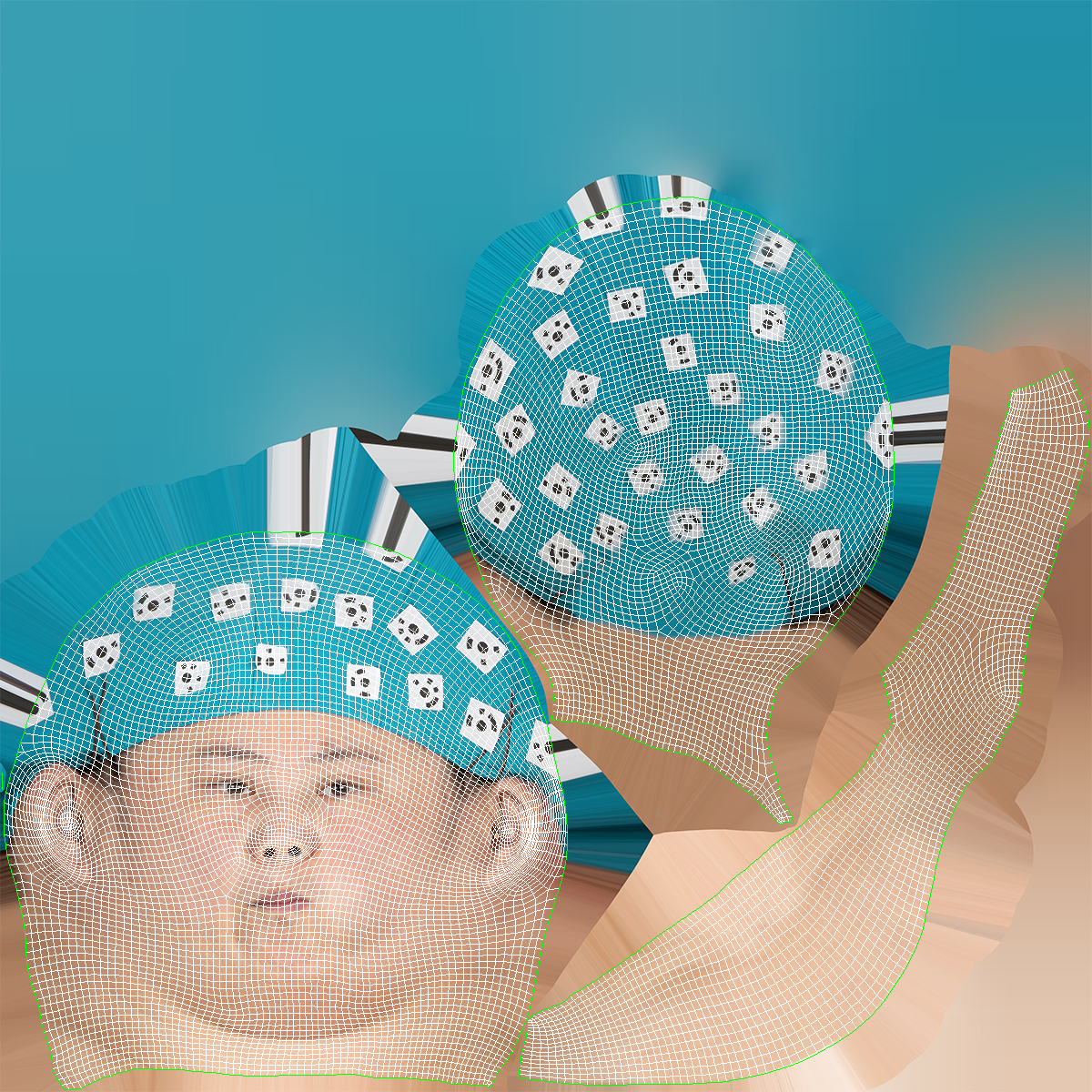 Mei Human Head Tongue Bulge Right AU36 Clean Scan model - TurboSquid ...