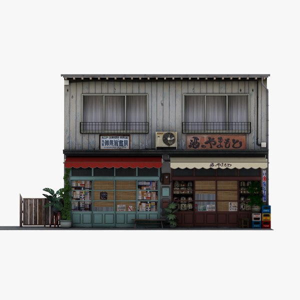 3D old japanese store model - TurboSquid 1357977