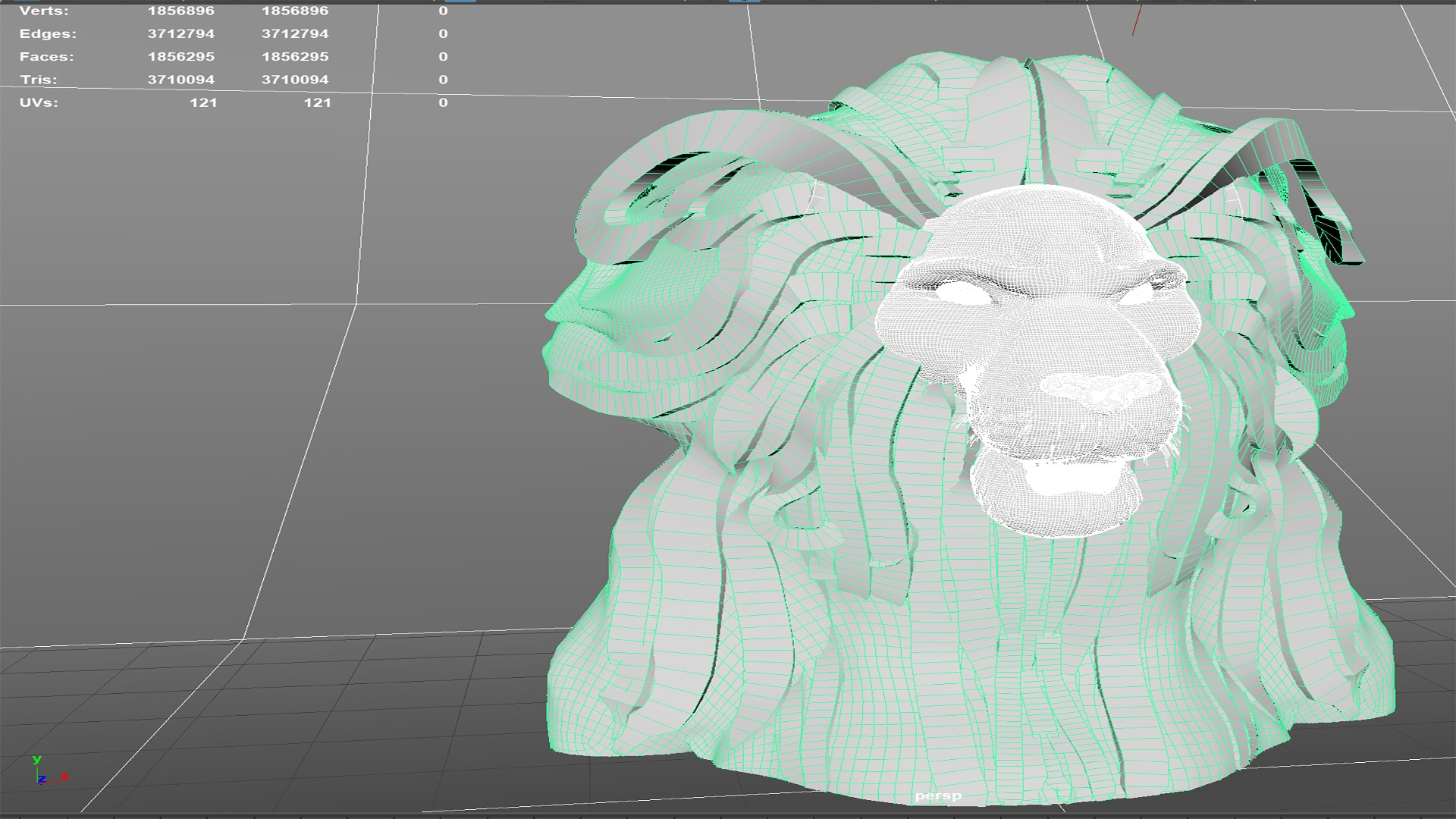 Leon Head 3D - TurboSquid 2344374