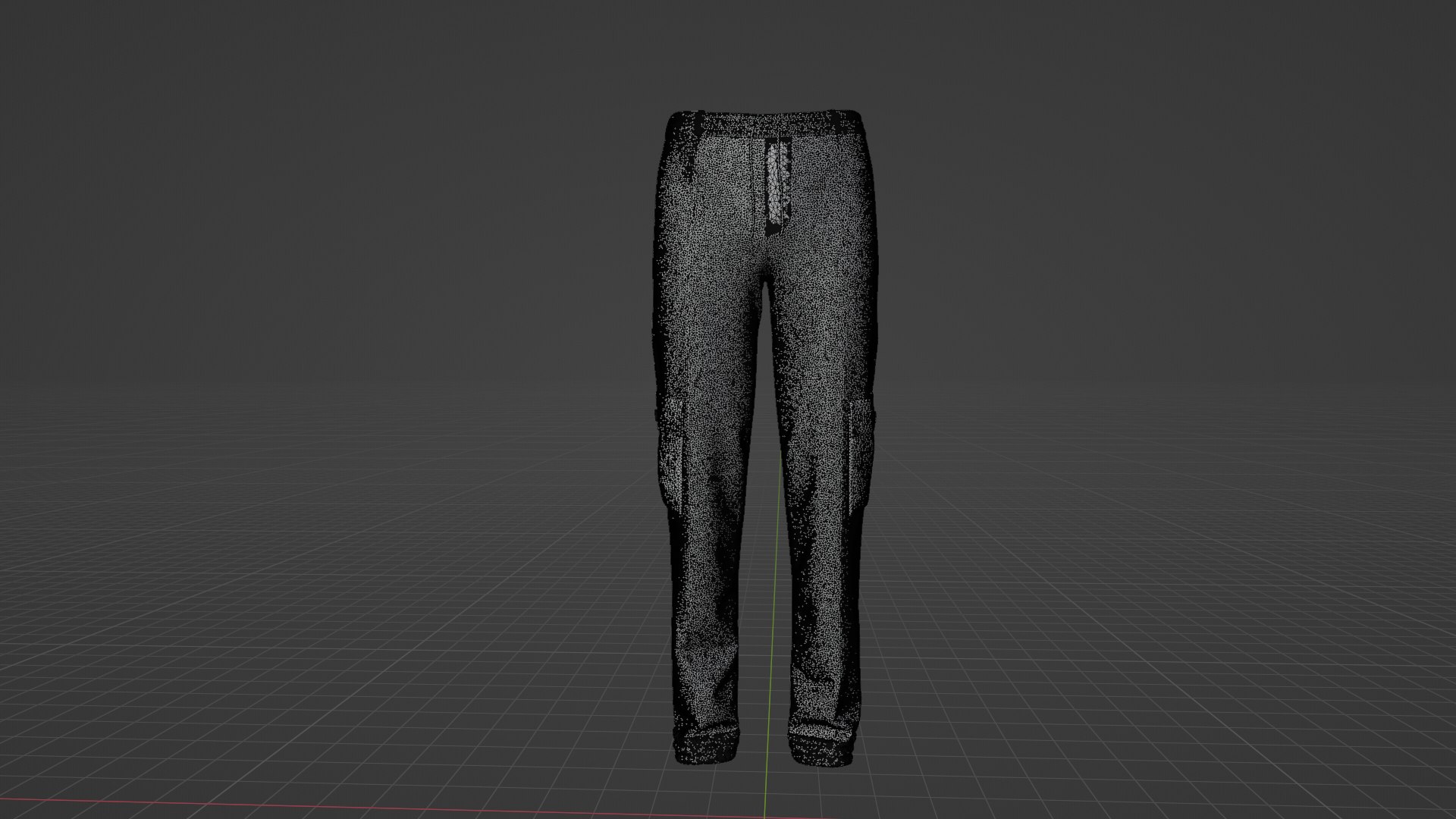 Realistic Pants With All Different Cuts In One Project 3D Model ...