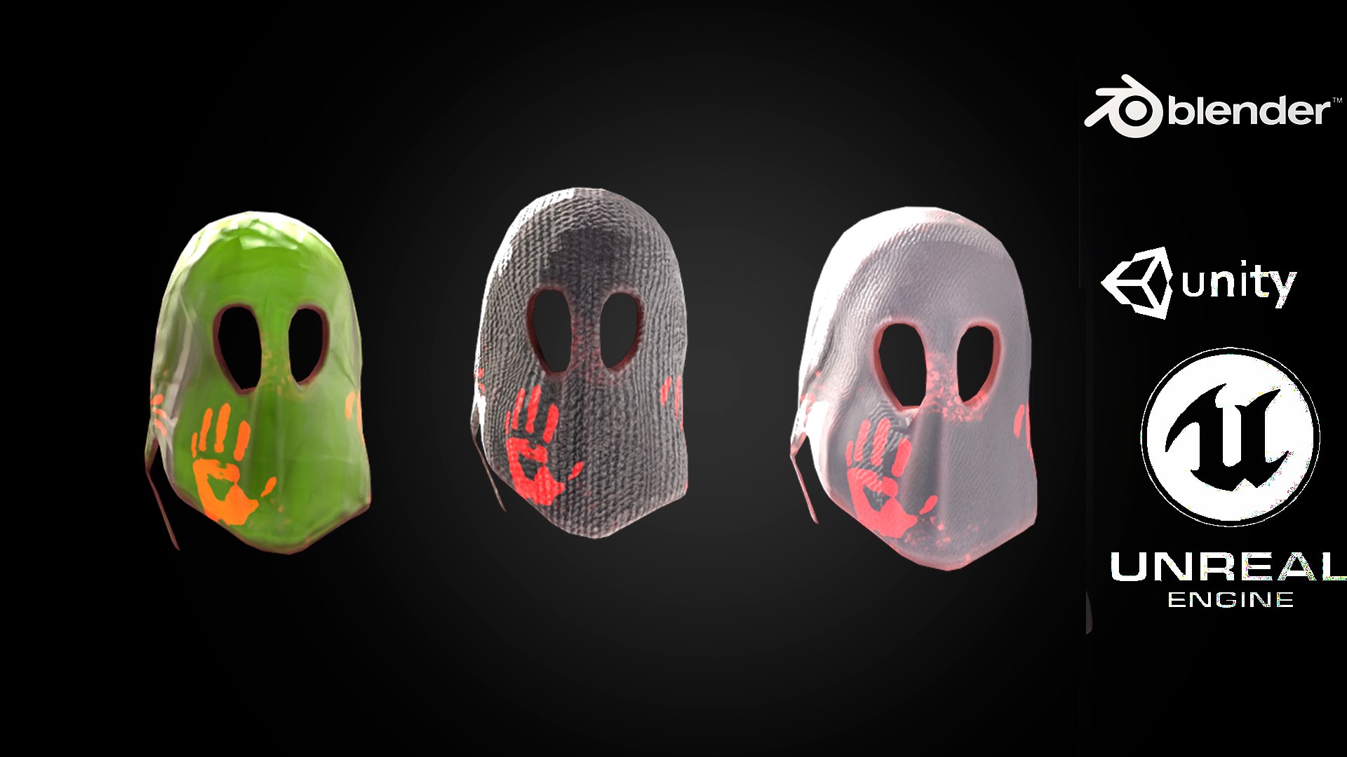 Ghost Mask 3D Model - TurboSquid 2388814