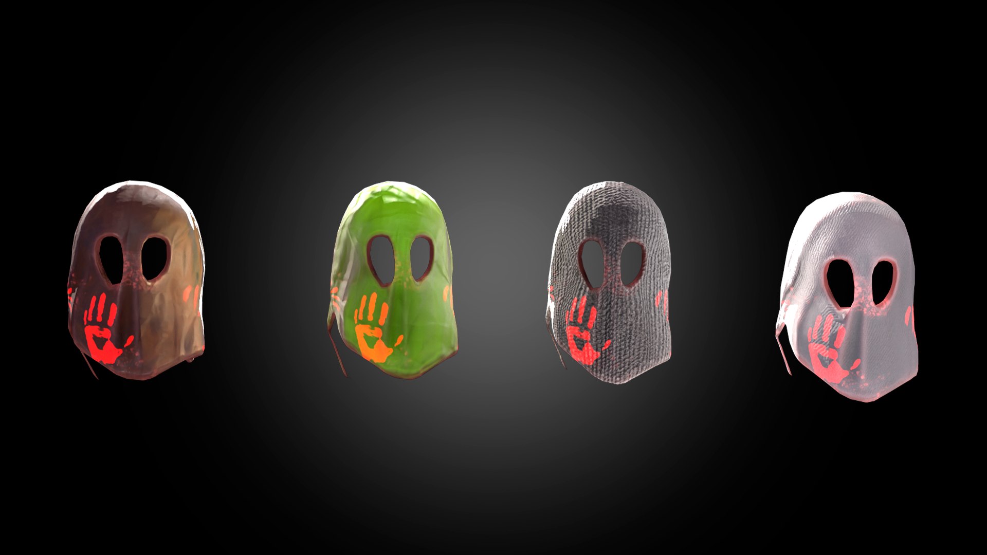 Ghost Mask 3D Model - TurboSquid 2388814