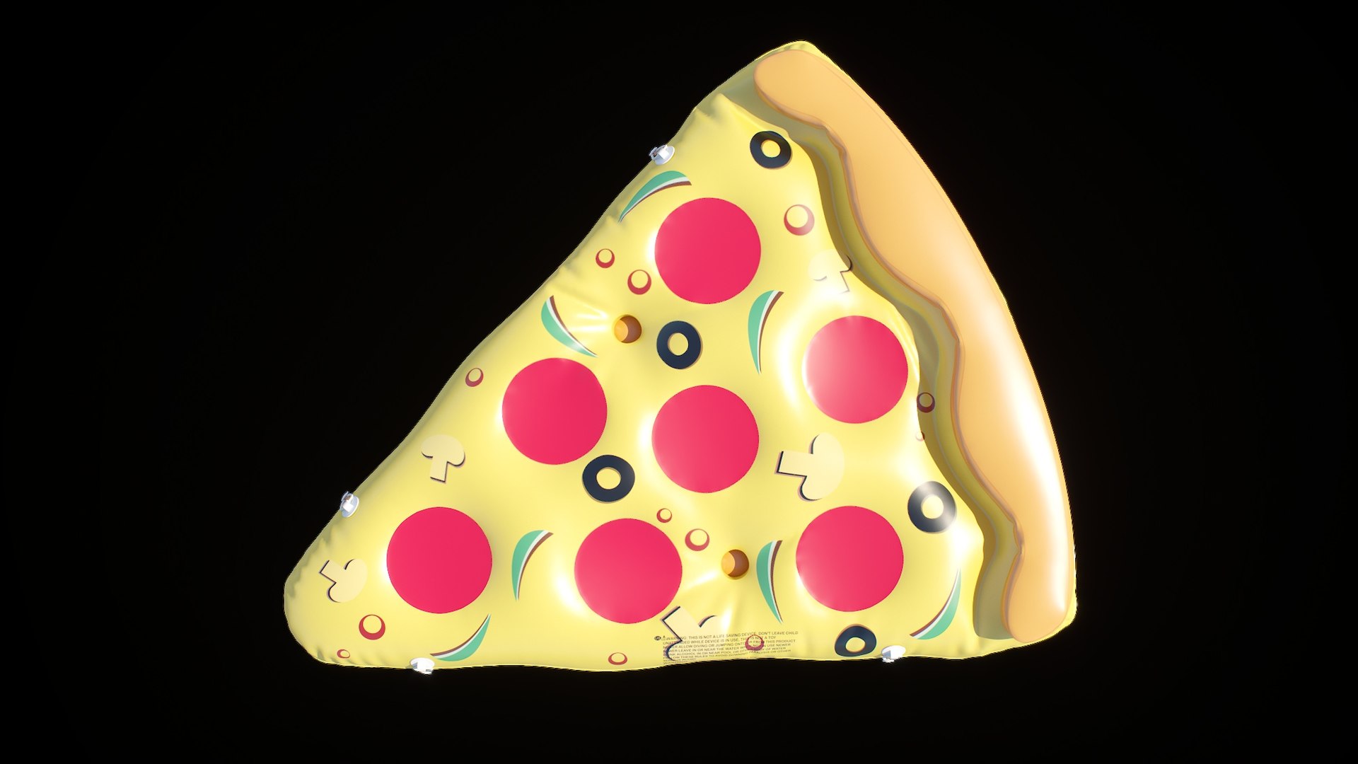 3D Model Pizza Pool Float Raft - TurboSquid 1760250