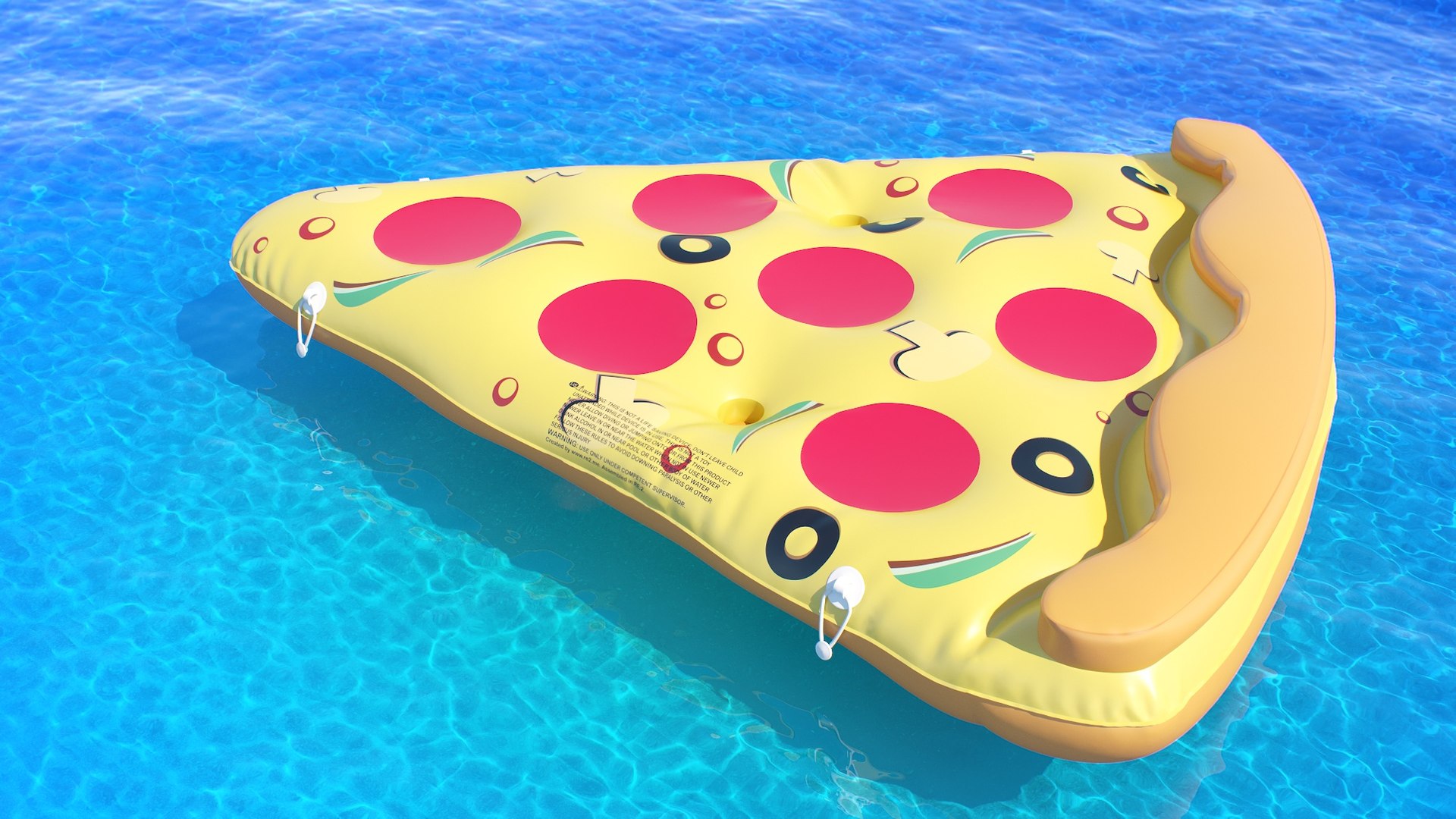 3D Model Pizza Pool Float Raft - TurboSquid 1760250