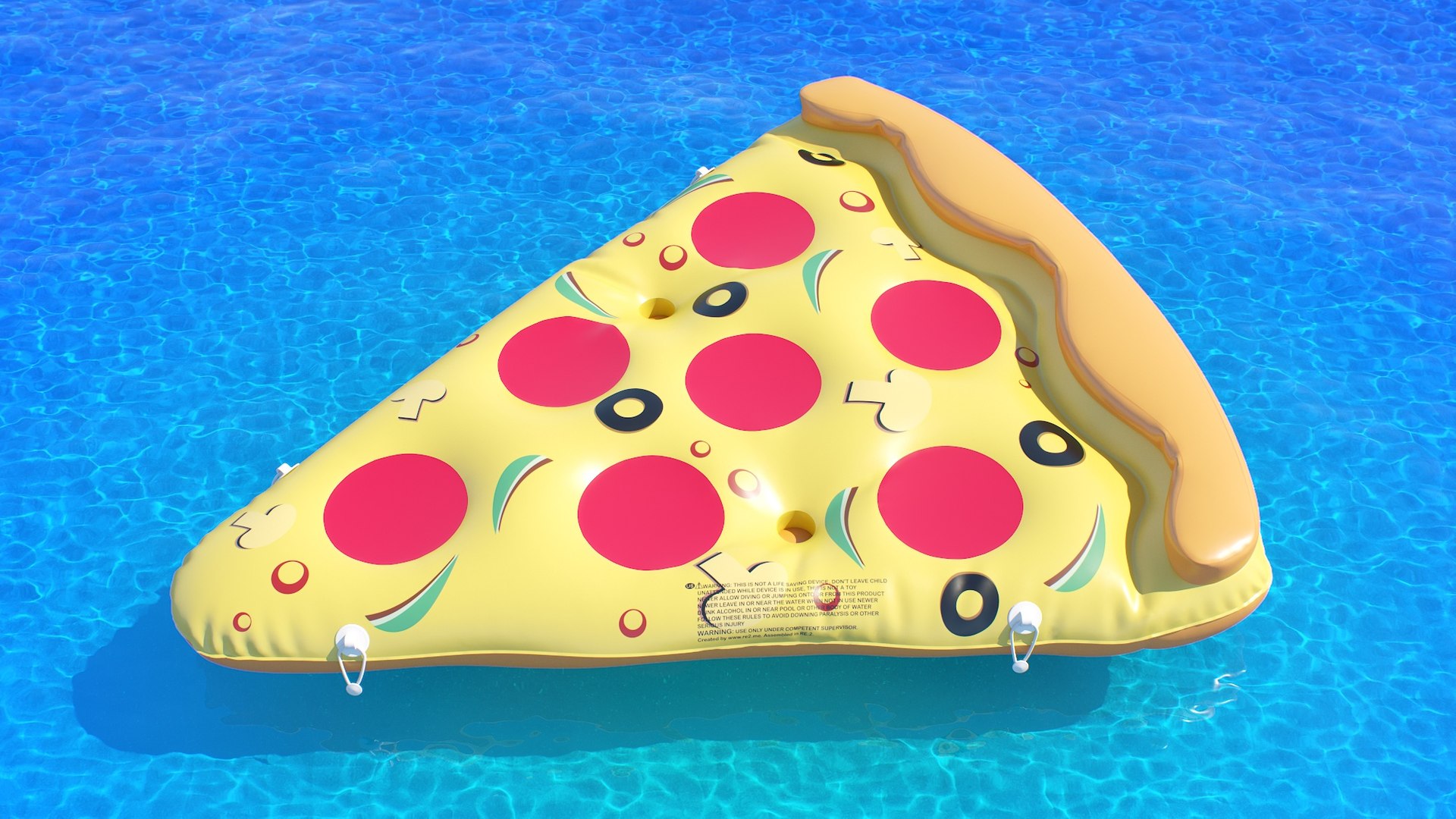 3D Model Pizza Pool Float Raft - TurboSquid 1760250