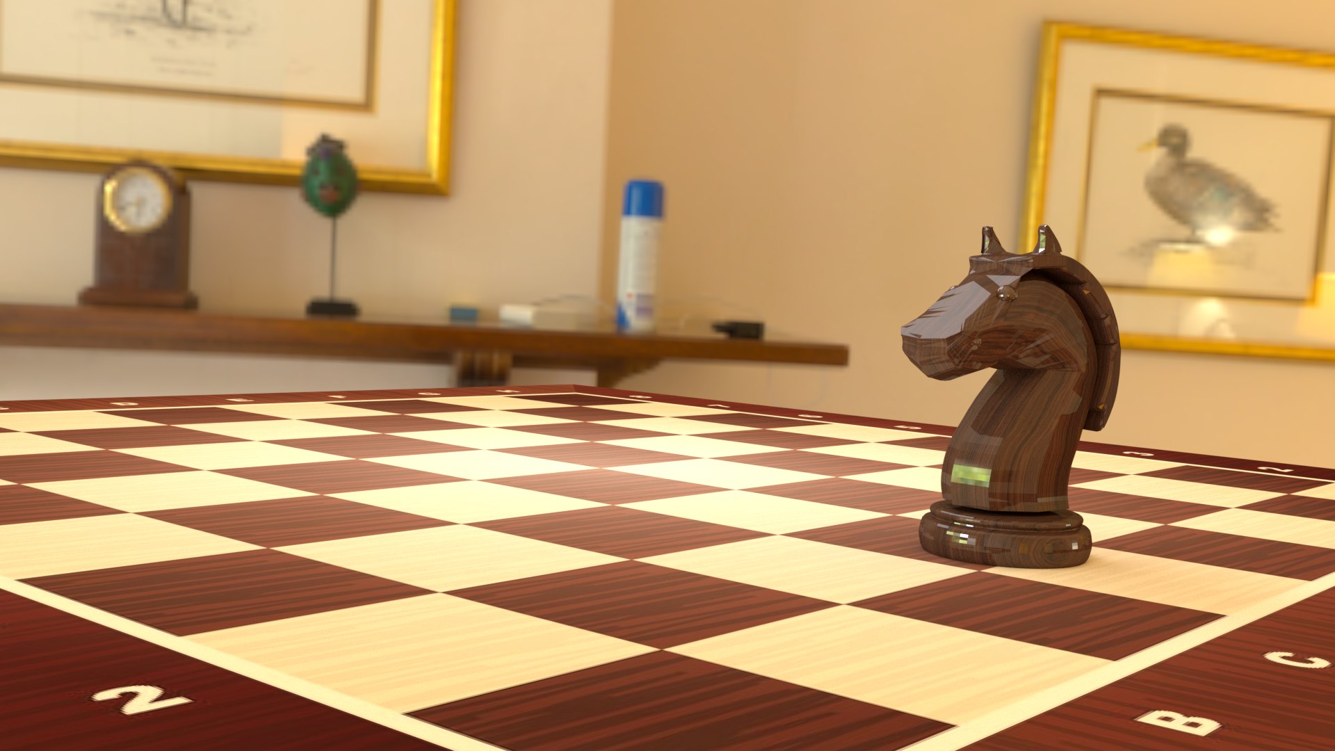 Knight Piece Chess 3D - TurboSquid 1376371