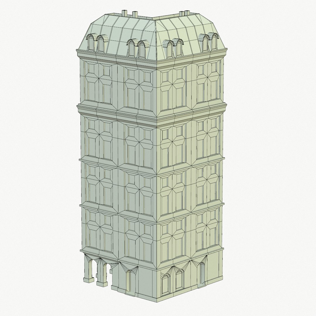 Classical building 3D model - TurboSquid 1338283