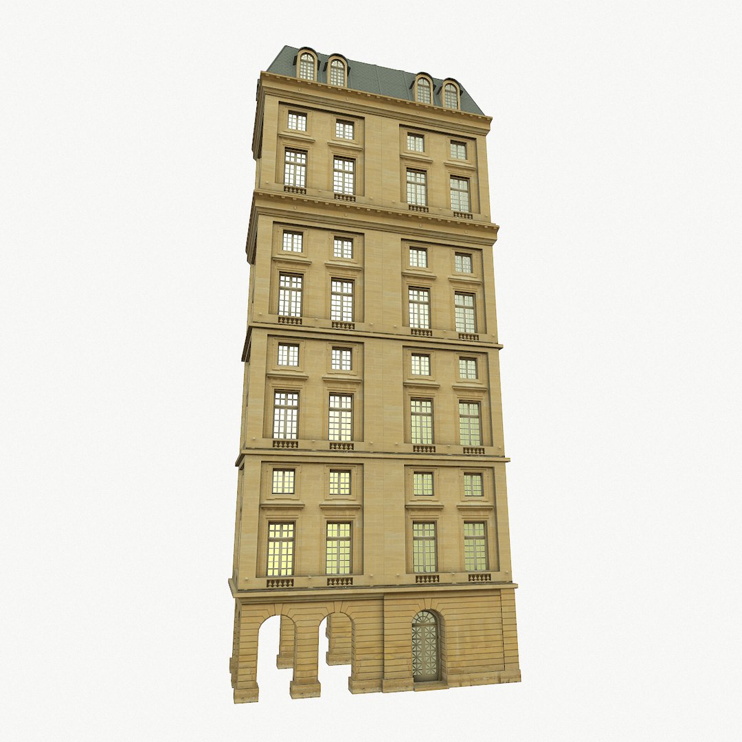 Classical building 3D model - TurboSquid 1338283